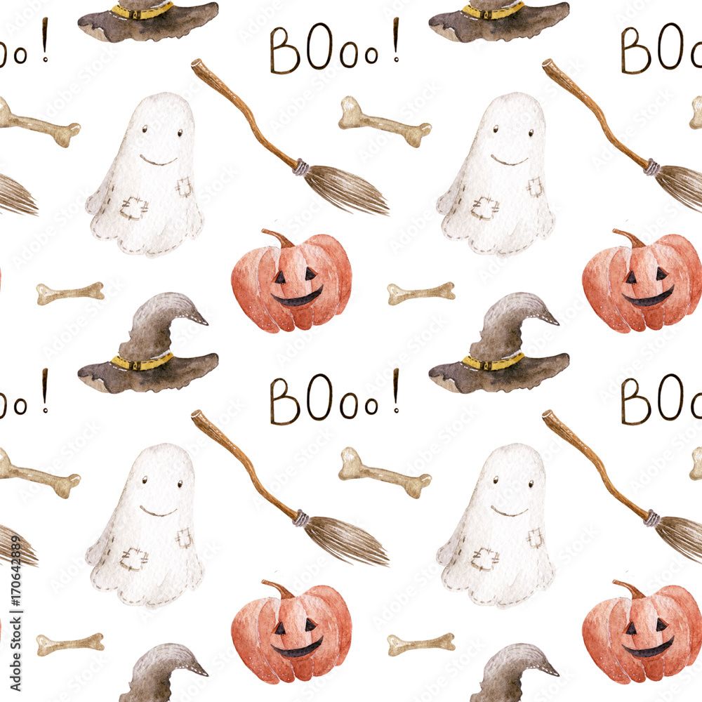 Watercolor Halloween Wallpapers - Top Free Watercolor Halloween ...
