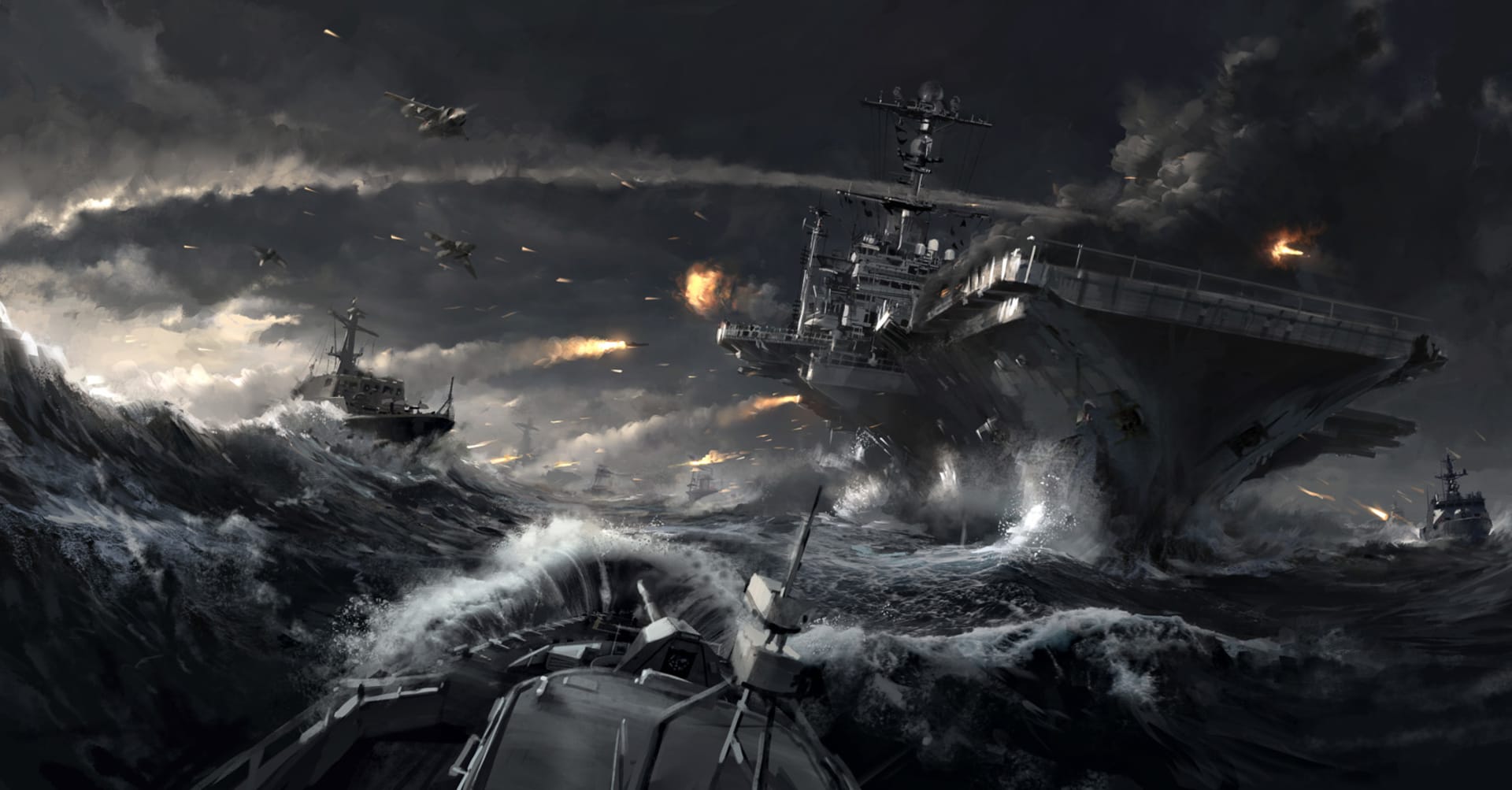 Naval Battle Wallpapers - Top Free Naval Battle Backgrounds ...
