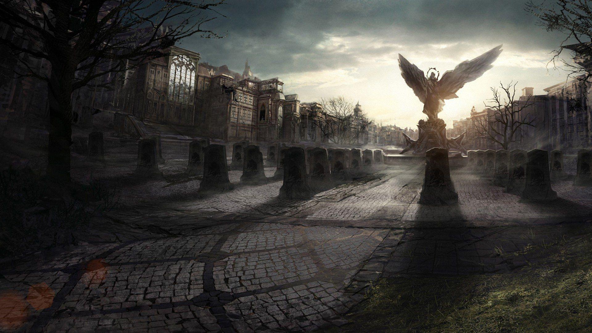 Cemetery Wallpapers - Top Free Cemetery Backgrounds - WallpaperAccess