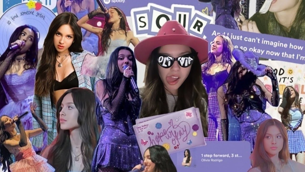 Olivia Rodrigo Collage Wallpapers Top Free Olivia Rodrigo Collage