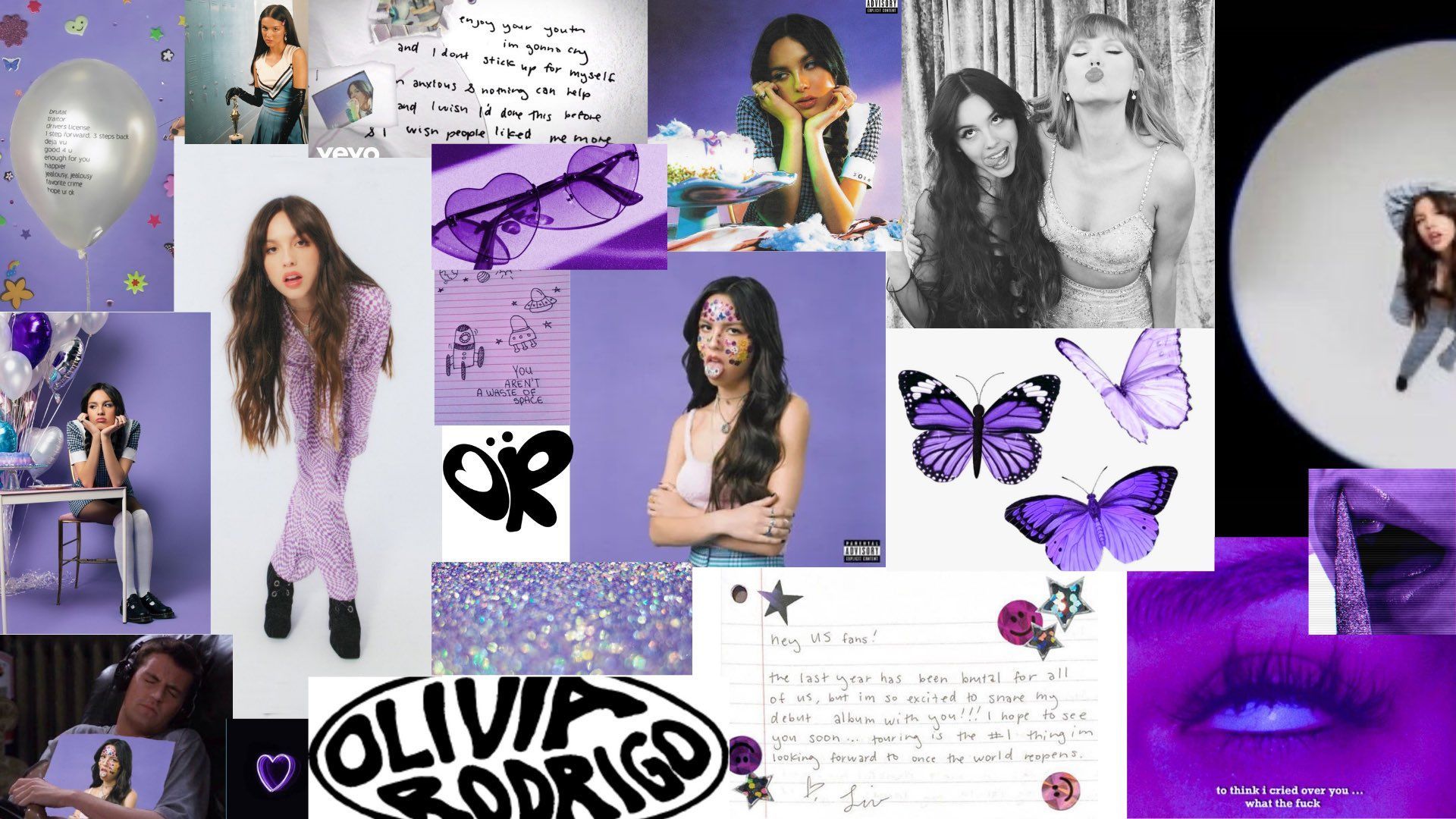Olivia Rodrigo Collage Wallpapers Top Free Olivia Rodrigo Collage
