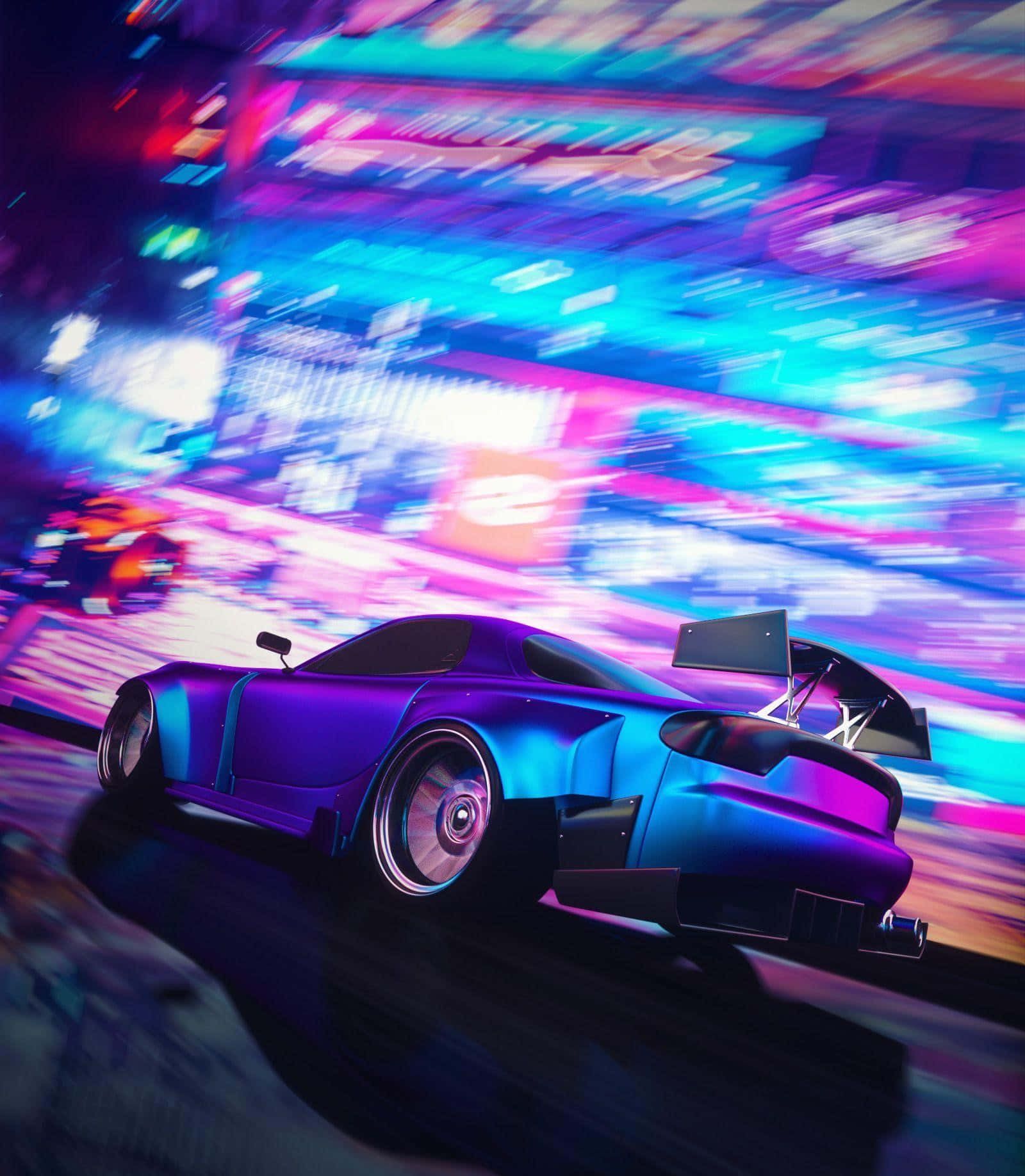 Neon Drift Wallpapers - Top Free Neon Drift Backgrounds - WallpaperAccess