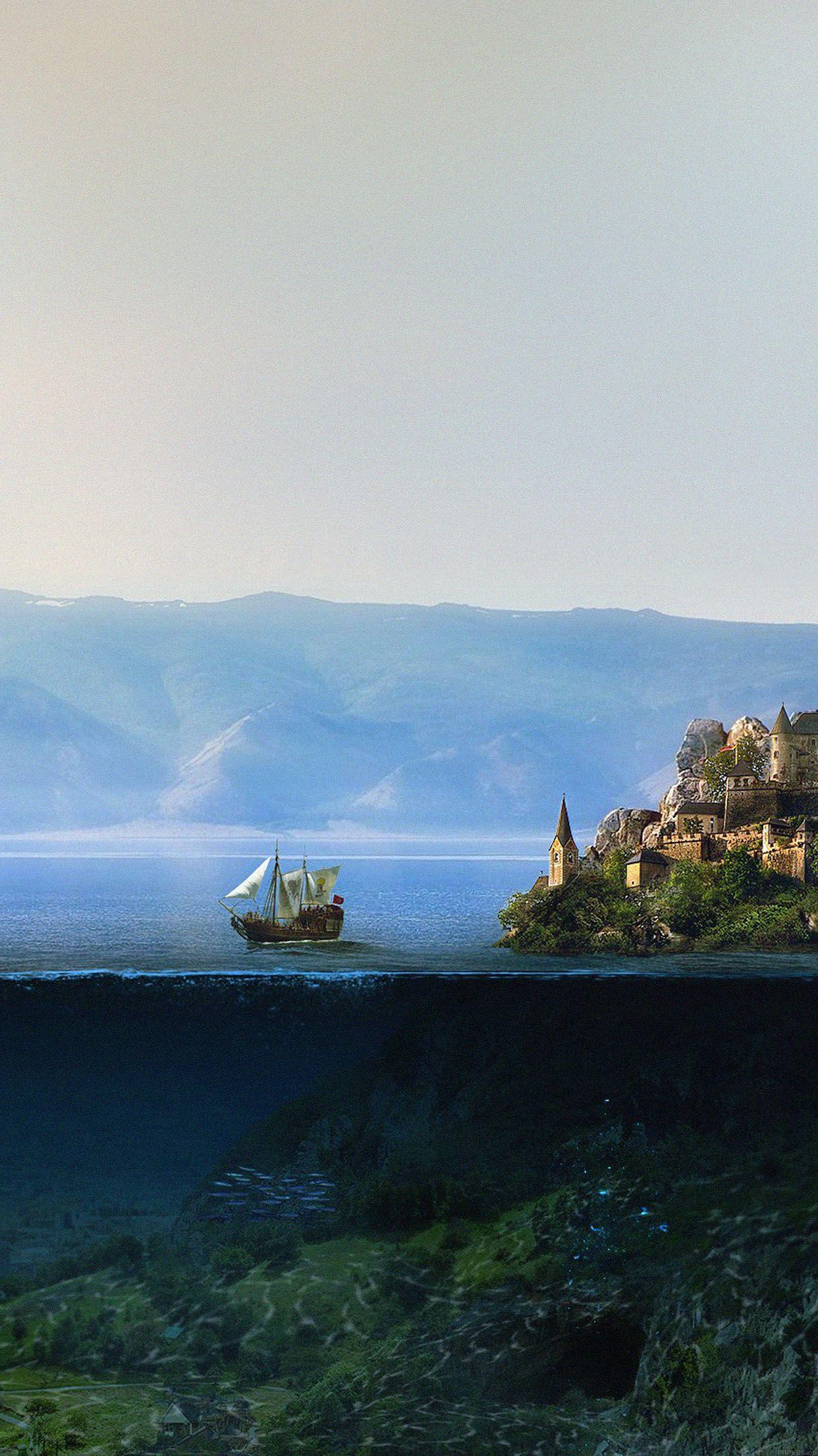 Mountain Sea Wallpapers - Top Free Mountain Sea Backgrounds ...