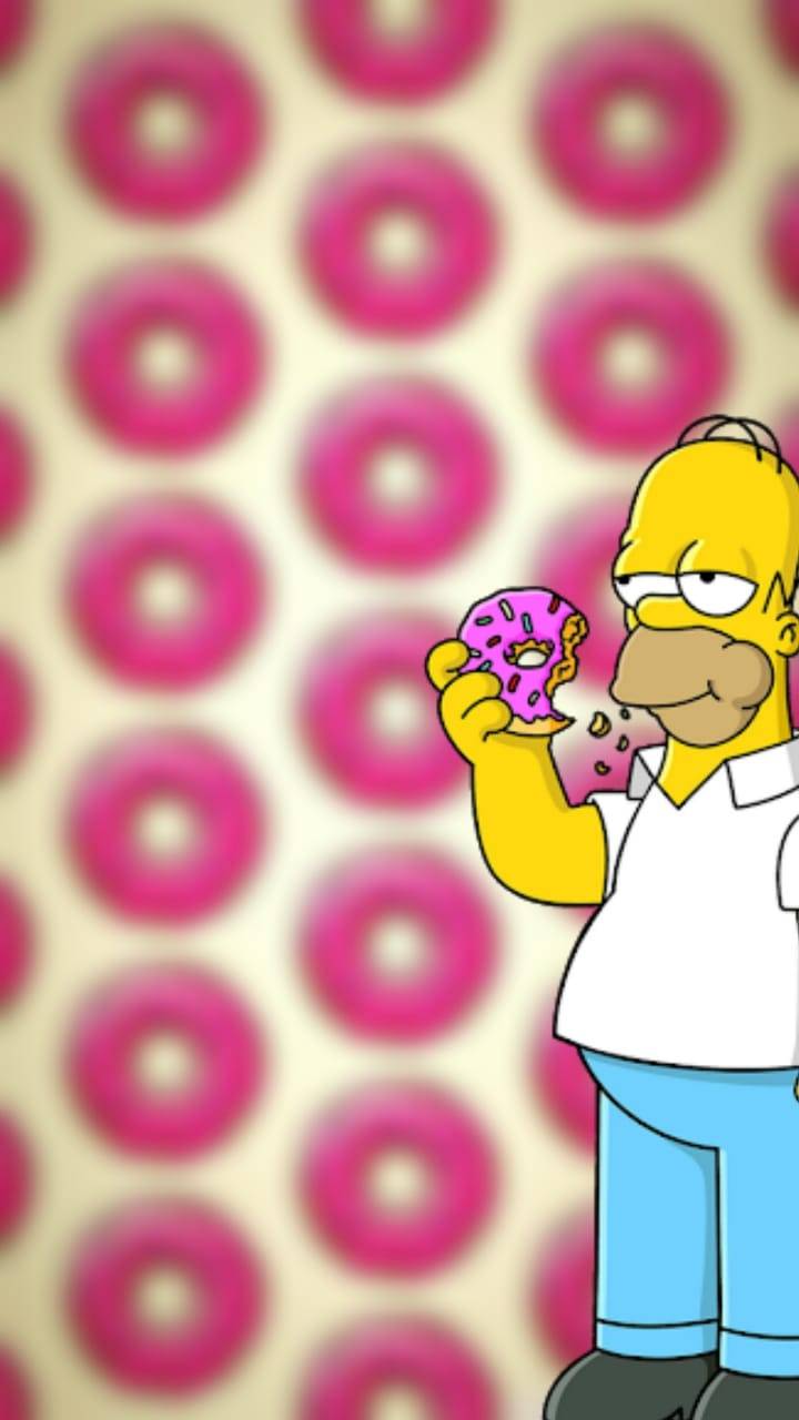 Homer Simpson Donut Wallpapers - Top Free Homer Simpson Donut ...