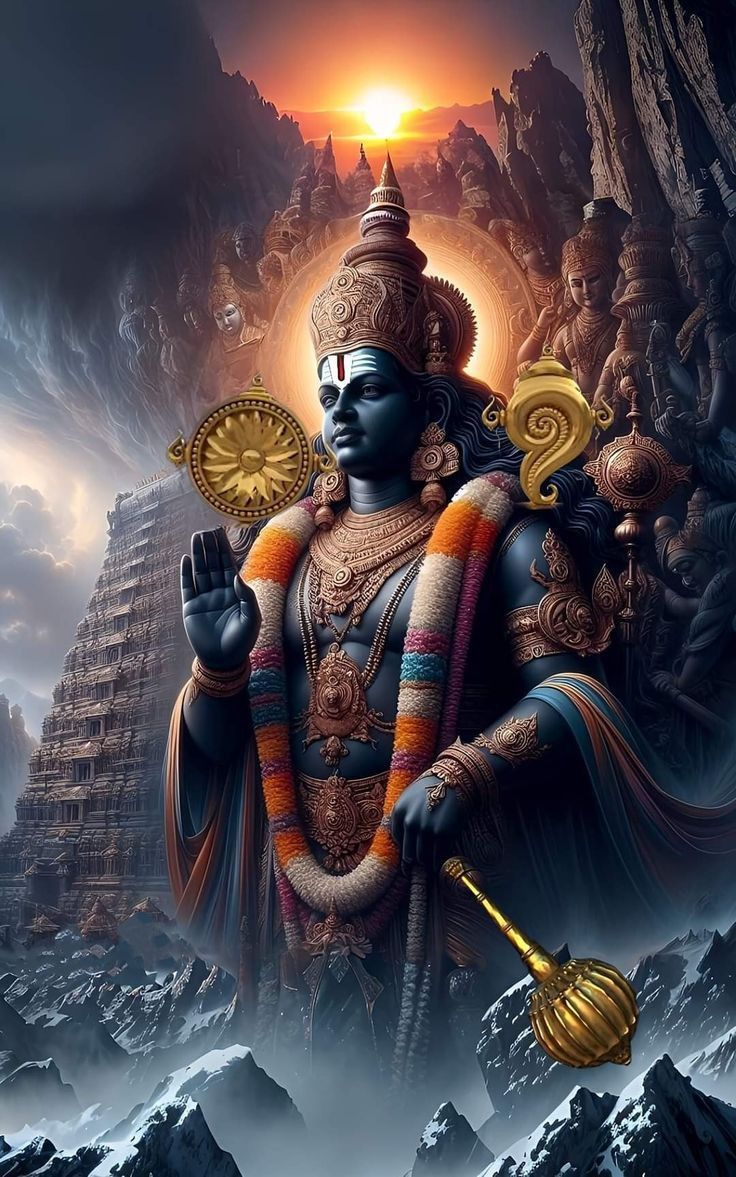 Lord Vishnu Animated Wallpapers - Top Free Lord Vishnu Animated Backgrounds - WallpaperAccess