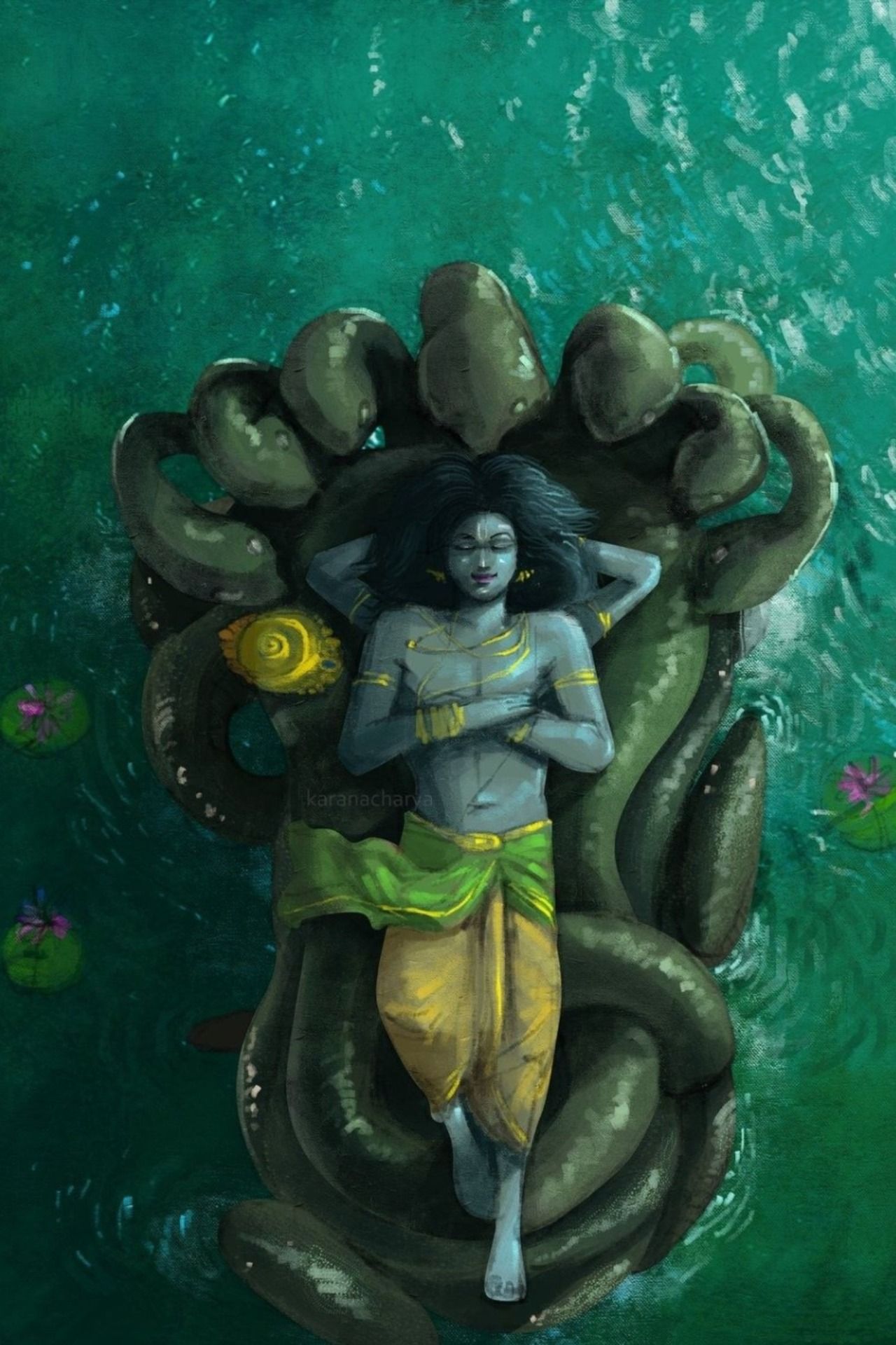 Lord Vishnu Animated Wallpapers - Top Free Lord Vishnu Animated ...