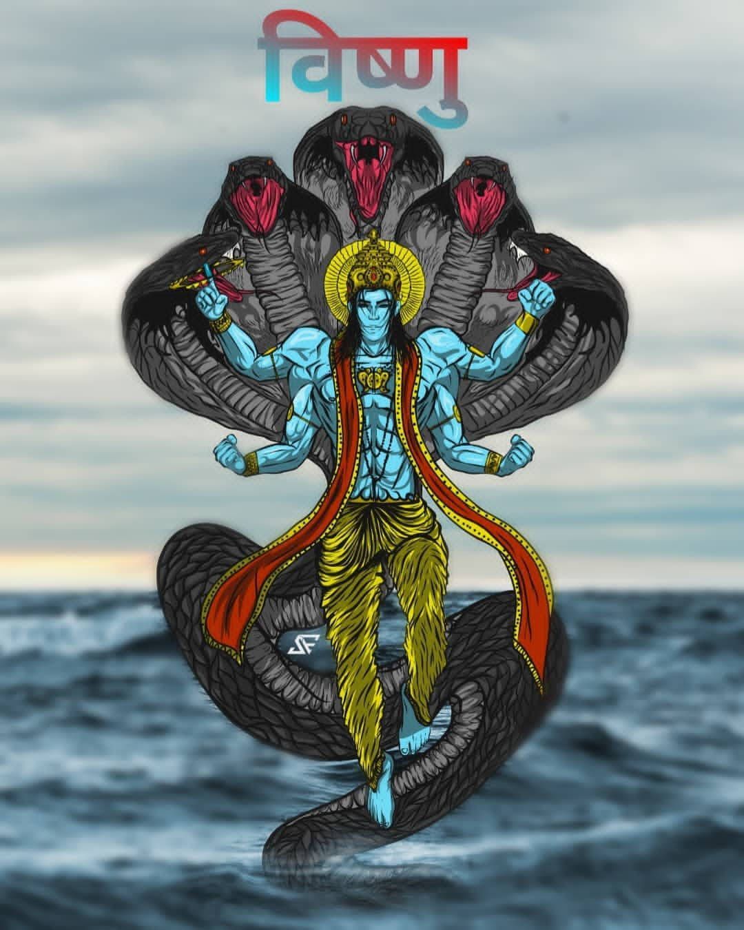 Lord Vishnu Animated Wallpapers - Top Free Lord Vishnu Animated ...