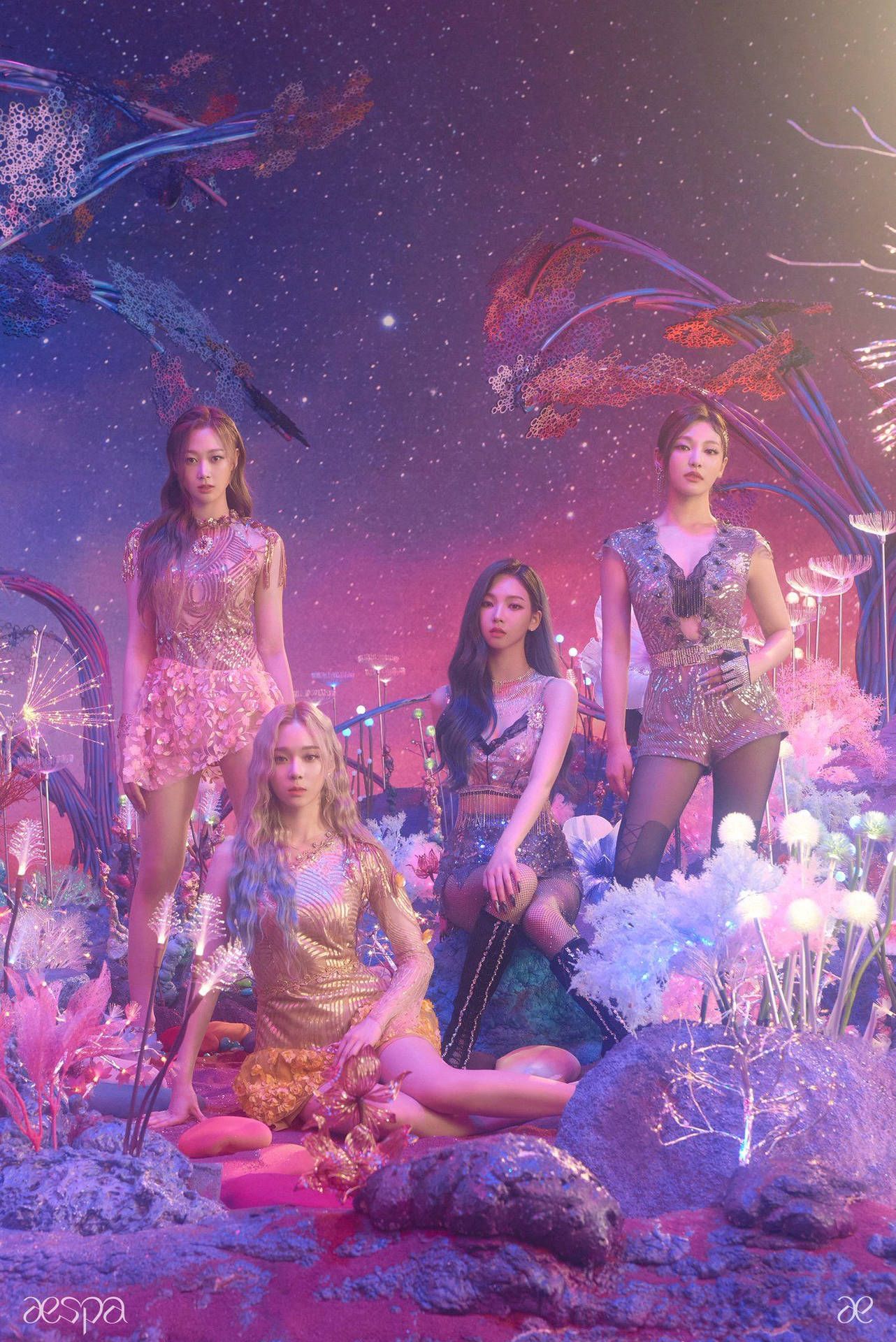 Aespa Logo Wallpapers - Top Free Aespa Logo Backgrounds - WallpaperAccess