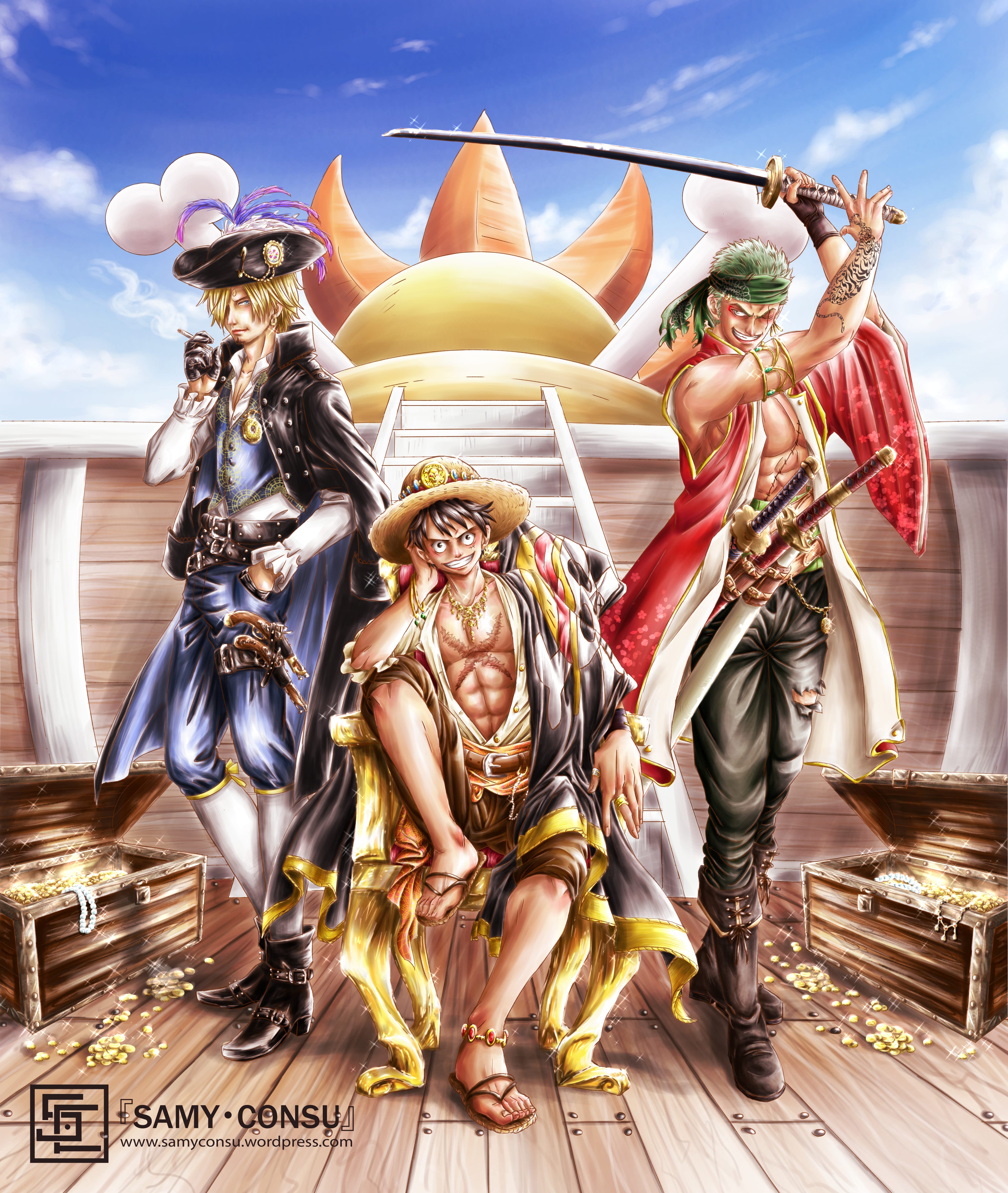 Monster Trio One Piece Wallpapers - Top Free Monster Trio One Piece ...