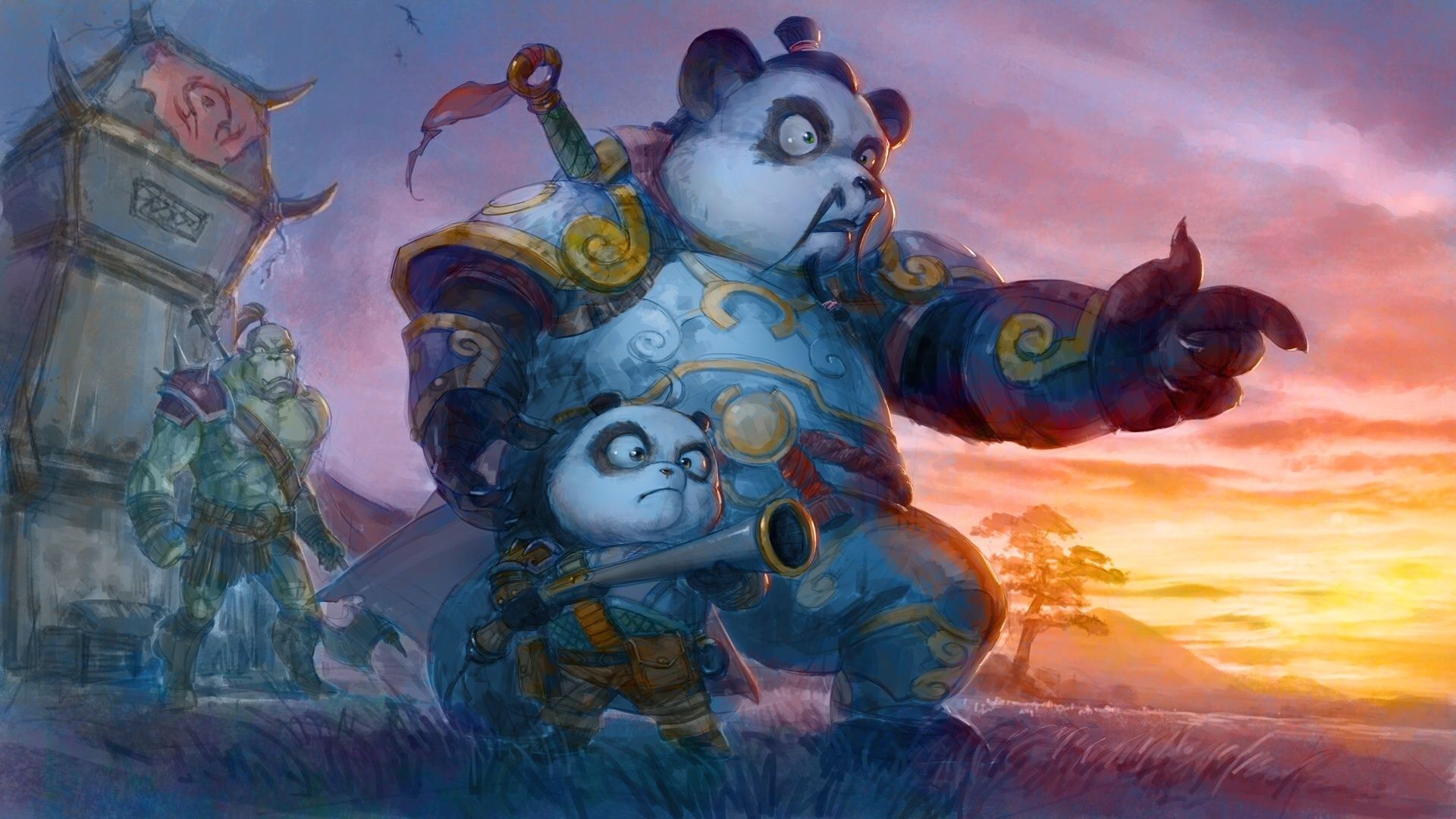 Pandaren Wallpapers - Top Free Pandaren Backgrounds - WallpaperAccess