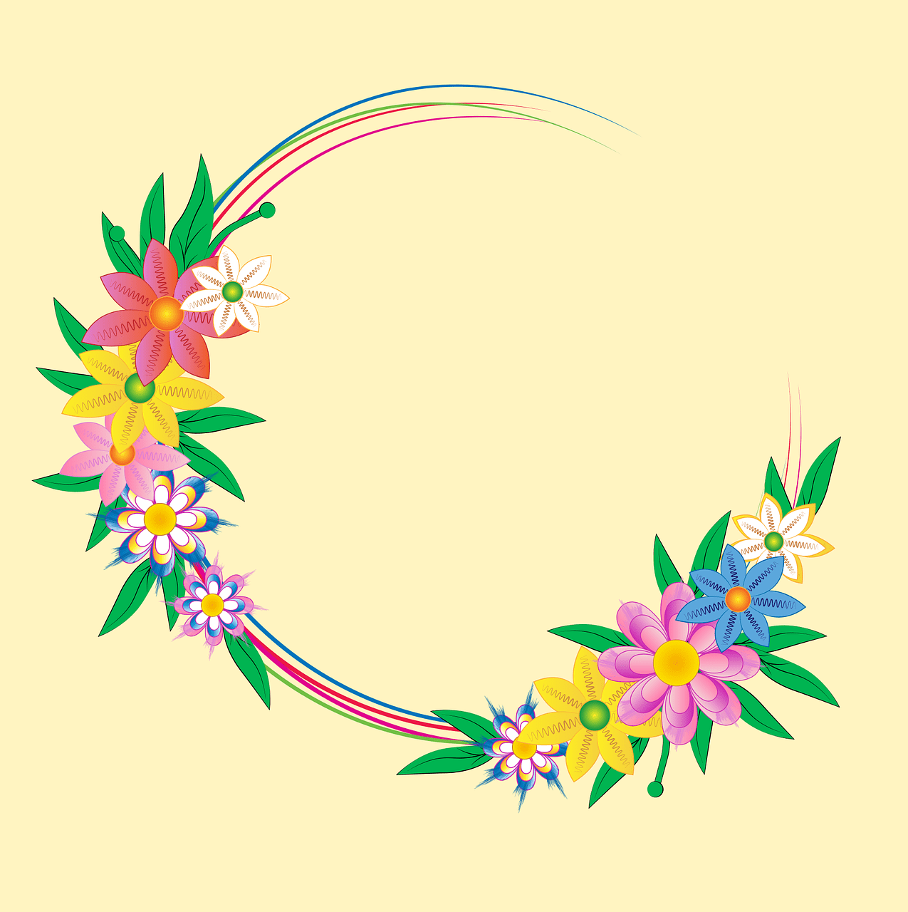 Flower Wreath Wallpapers - Top Free Flower Wreath Backgrounds ...