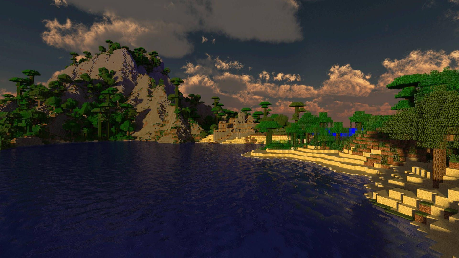 Minecraft Ocean Wallpapers - Top Free Minecraft Ocean Backgrounds ...