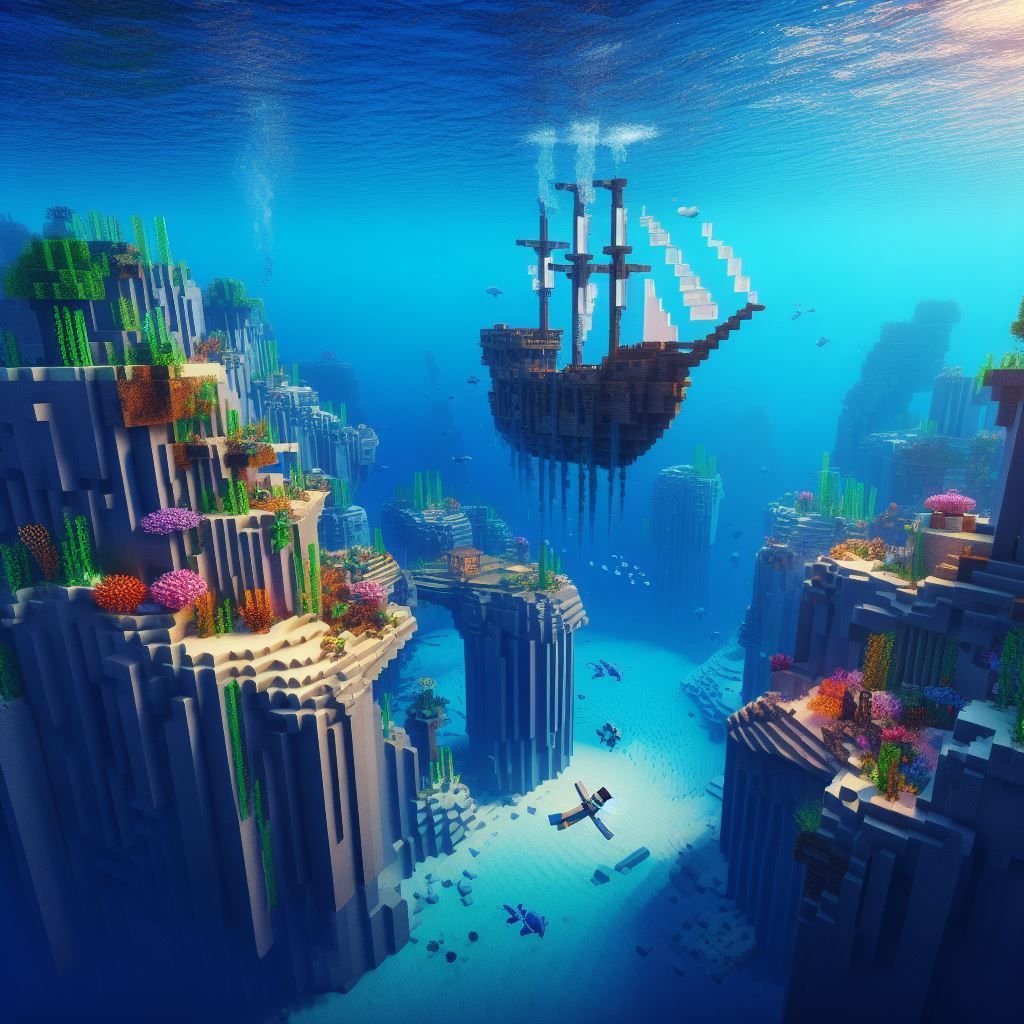 Minecraft Ocean Wallpapers - Top Free Minecraft Ocean Backgrounds ...