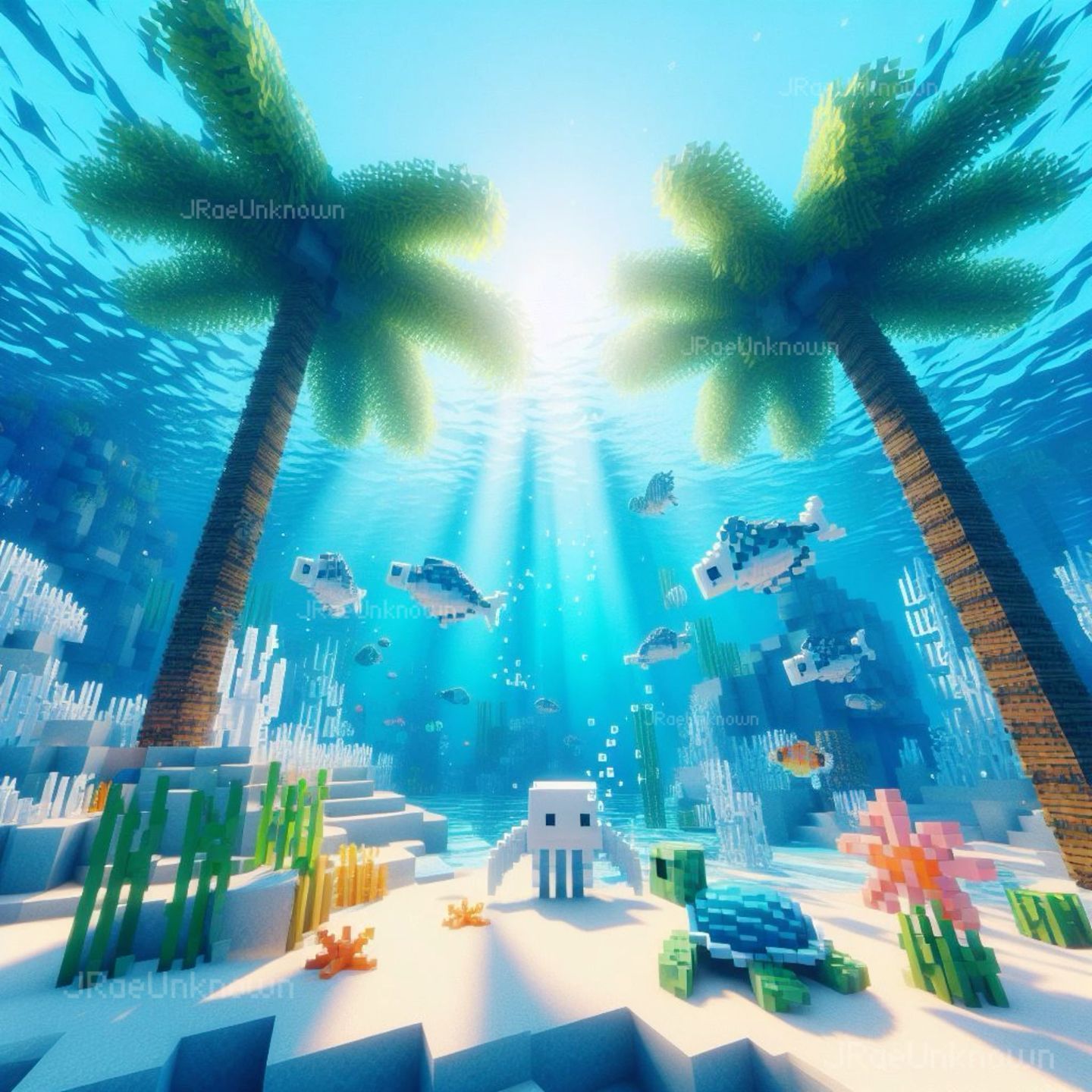 Minecraft Ocean Wallpapers - Top Free Minecraft Ocean Backgrounds ...