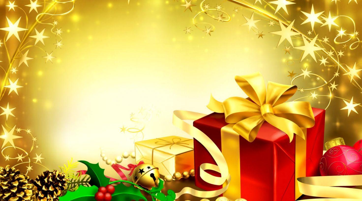 Yellow Christmas Wallpapers - Top Free Yellow Christmas Backgrounds ...