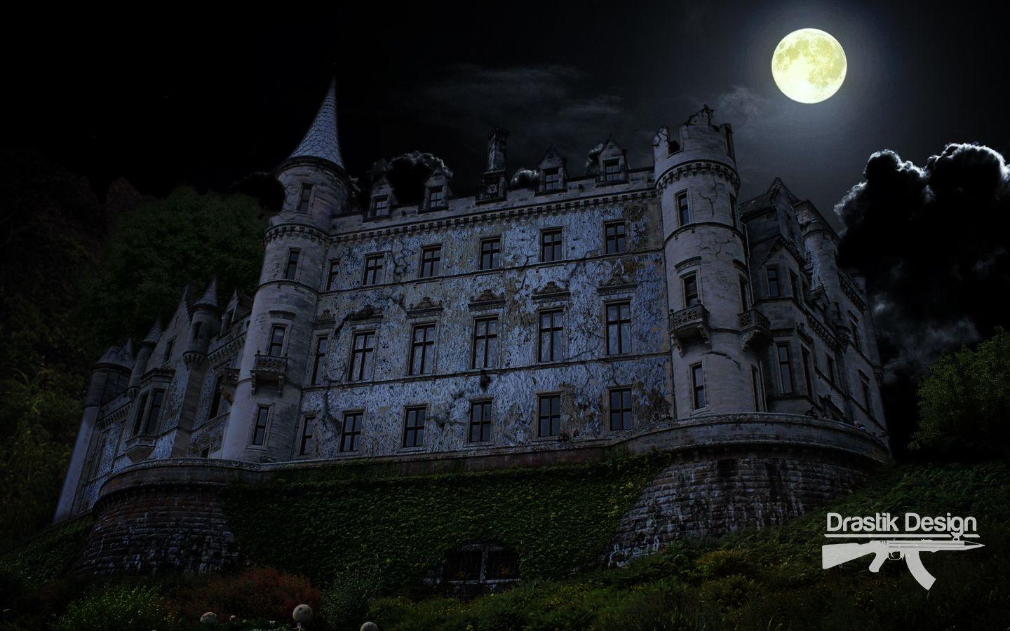 Haunted Castle Wallpapers - Top Free Haunted Castle Backgrounds ...