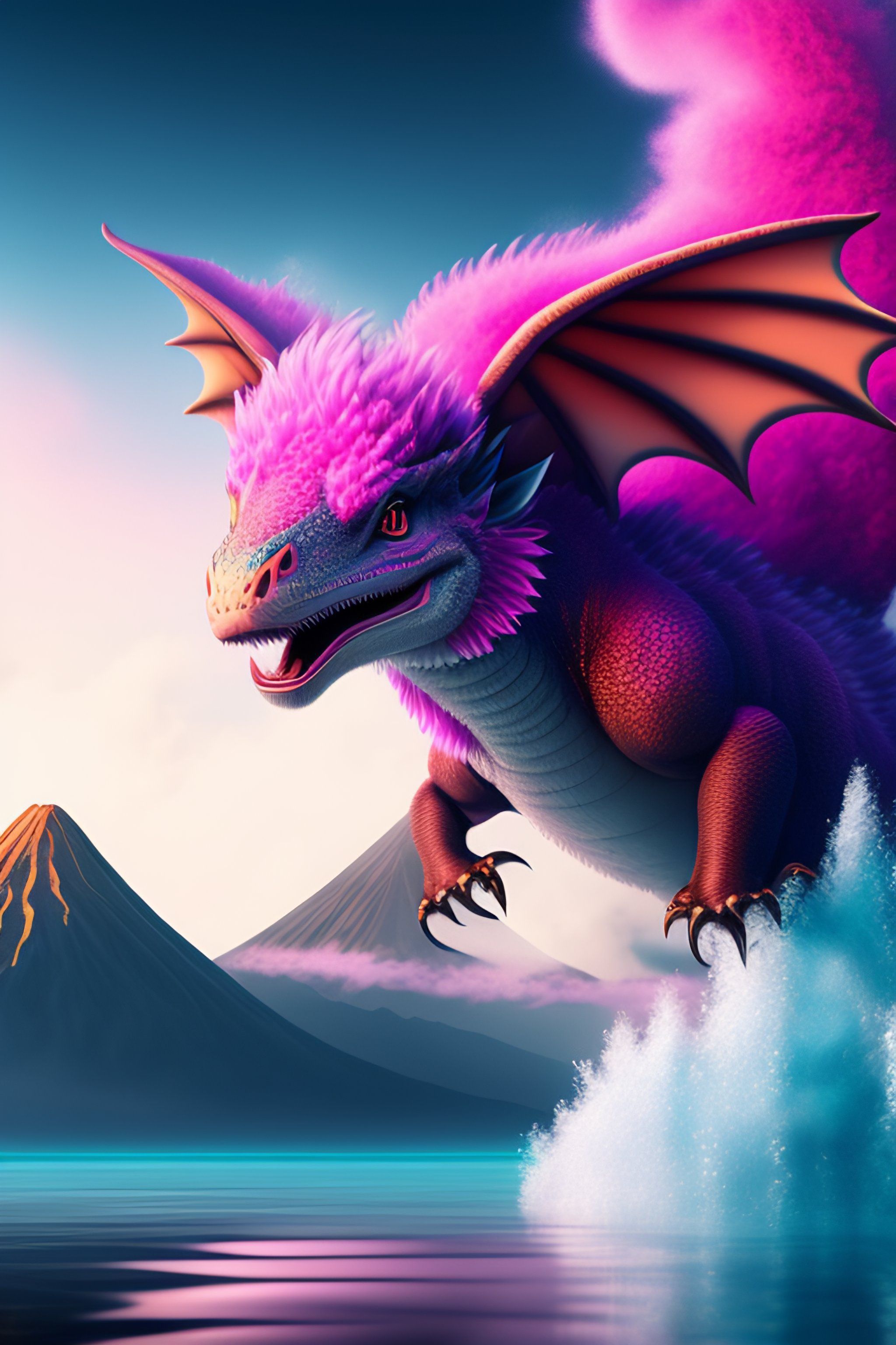 Fluffy Dragon Wallpapers - Top Free Fluffy Dragon Backgrounds ...
