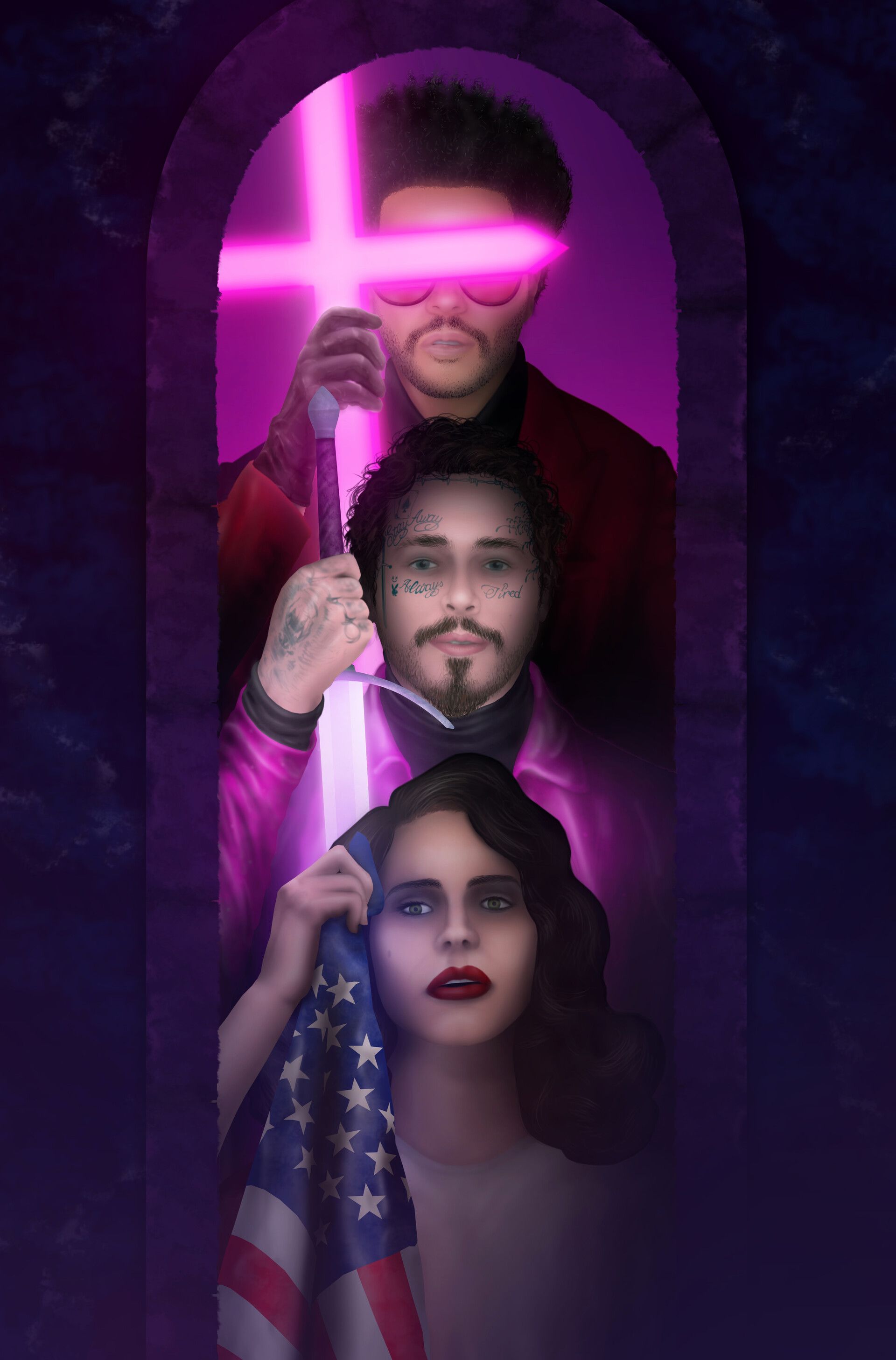 The Weeknd Pink Wallpapers - Top Free The Weeknd Pink Backgrounds ...