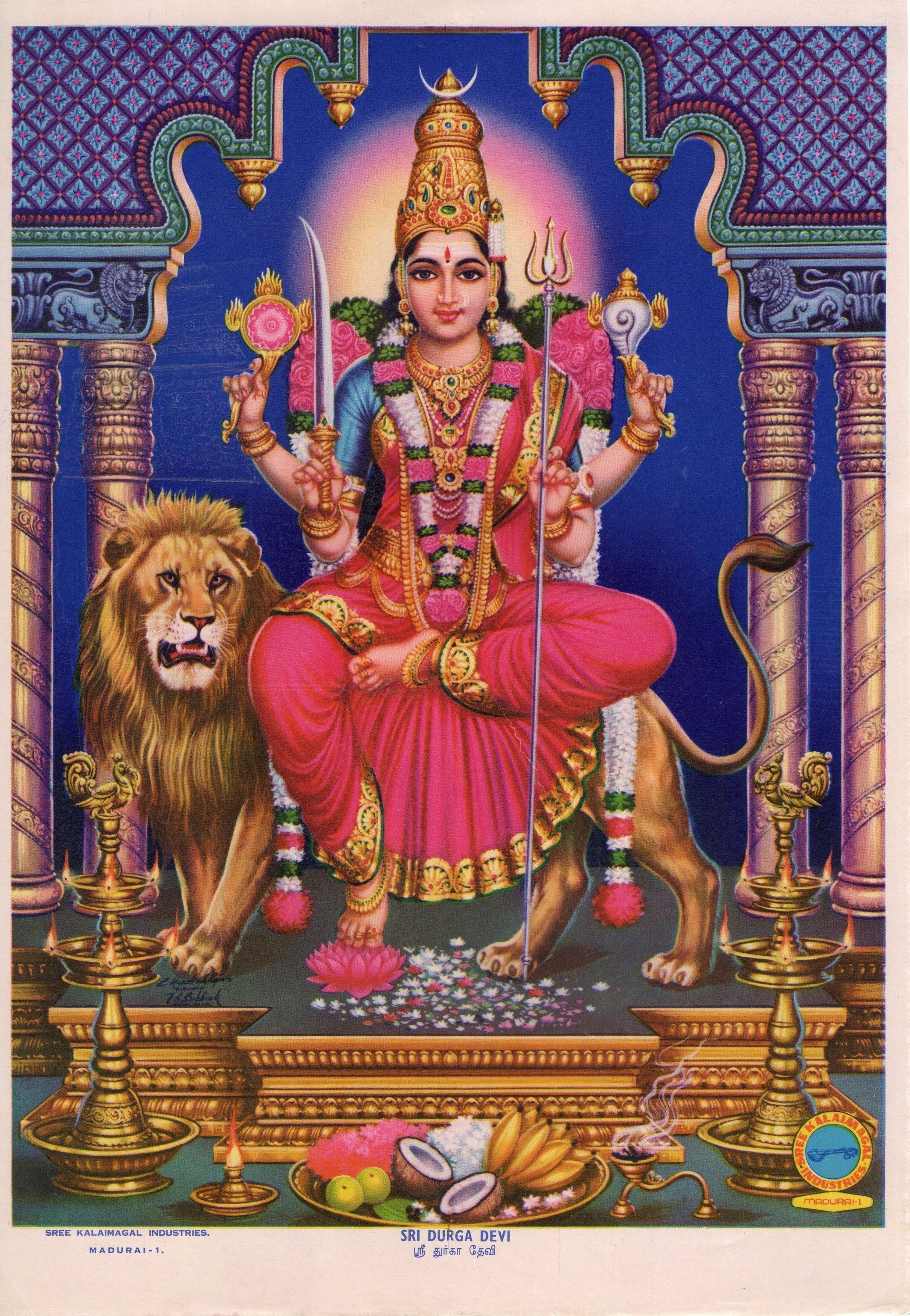 Durga Devi Wallpapers - Top Free Durga Devi Backgrounds - WallpaperAccess