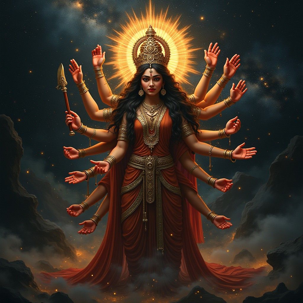 Durga Devi Wallpapers - Top Free Durga Devi Backgrounds - WallpaperAccess