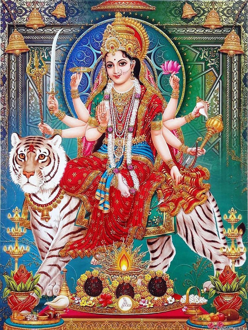 Durga Devi Wallpapers - Top Free Durga Devi Backgrounds - WallpaperAccess