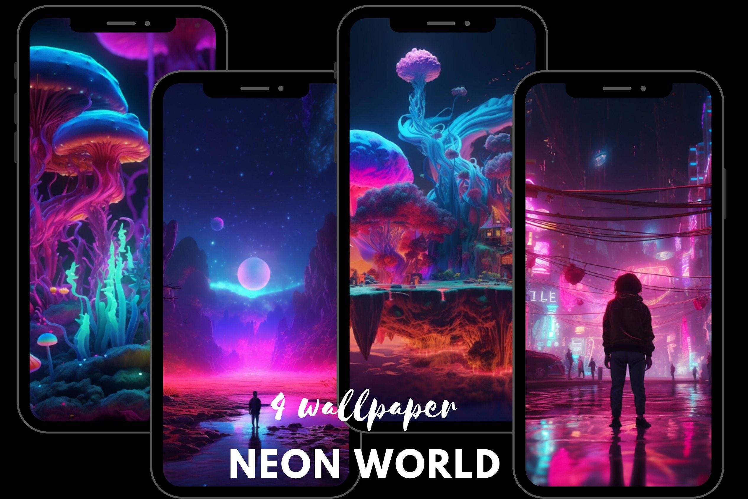 Neon World Wallpapers - Top Free Neon World Backgrounds - WallpaperAccess