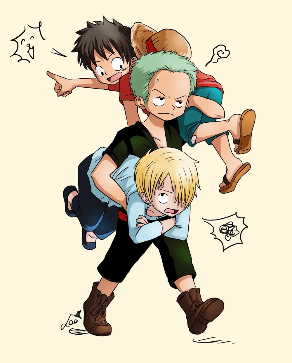 Monster Trio One Piece Wallpapers - Top Free Monster Trio One Piece ...