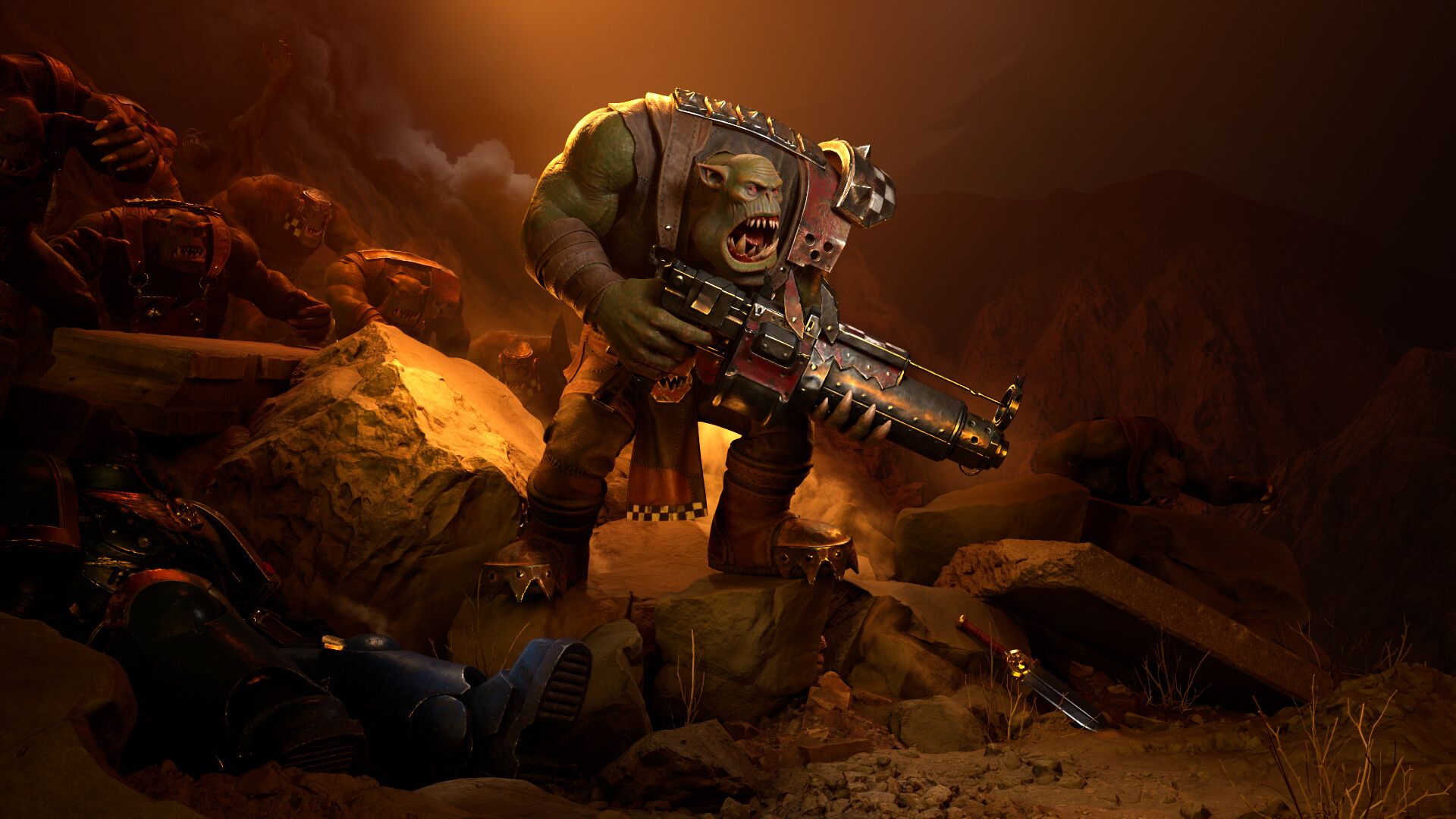 Warhammer Orks Wallpapers - Top Free Warhammer Orks Backgrounds - WallpaperAccess