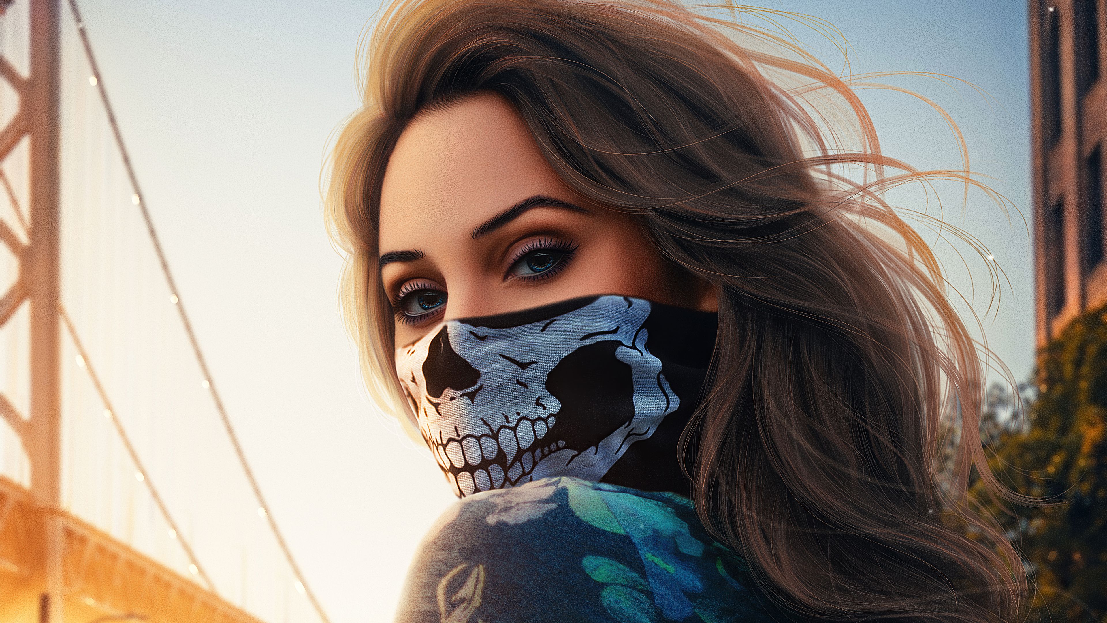 Girl in Mask Wallpapers - Top Free Girl in Mask Backgrounds ...