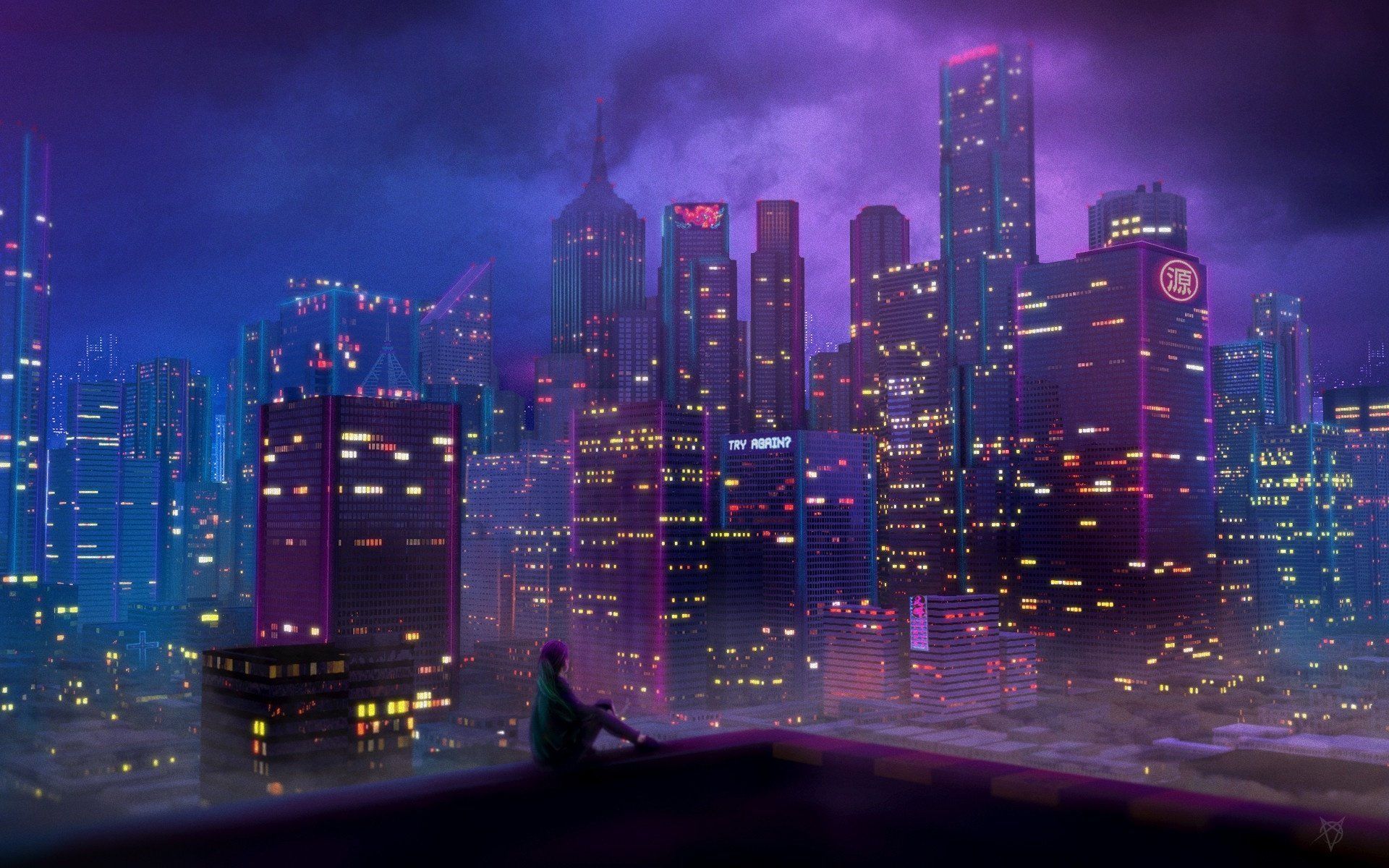Anime Aesthetic Night Wallpapers - Top Free Anime Aesthetic Night ...