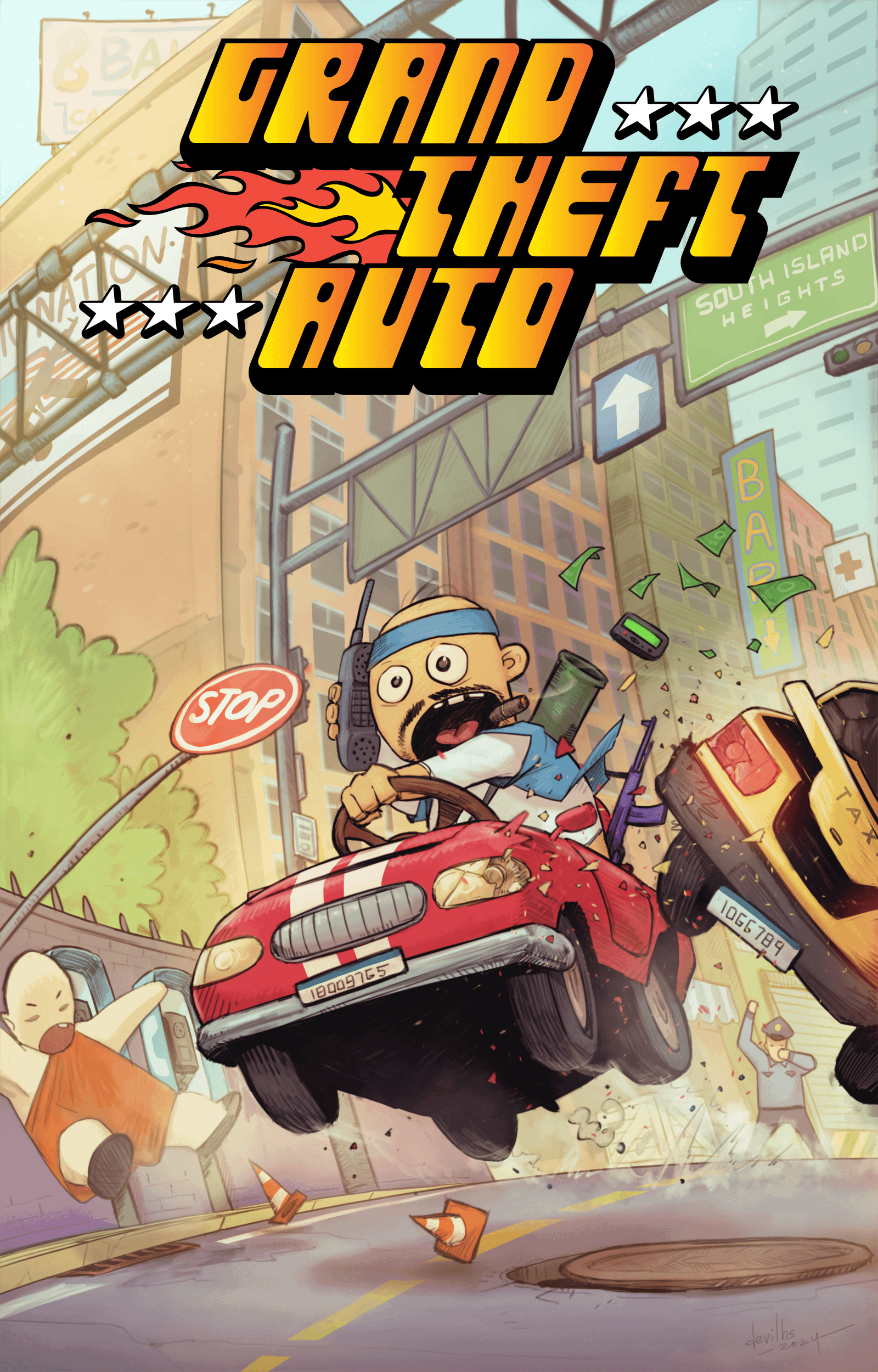 GTA Cartoon Wallpapers - Top Free GTA Cartoon Backgrounds - WallpaperAccess