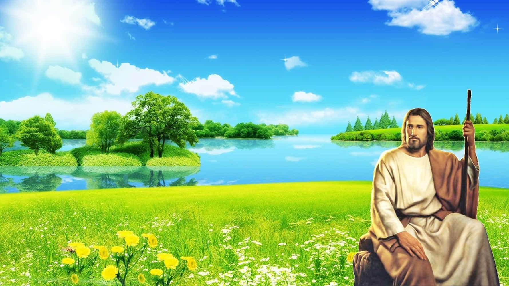 Jesus Landscape Wallpapers - Top Free Jesus Landscape Backgrounds ...