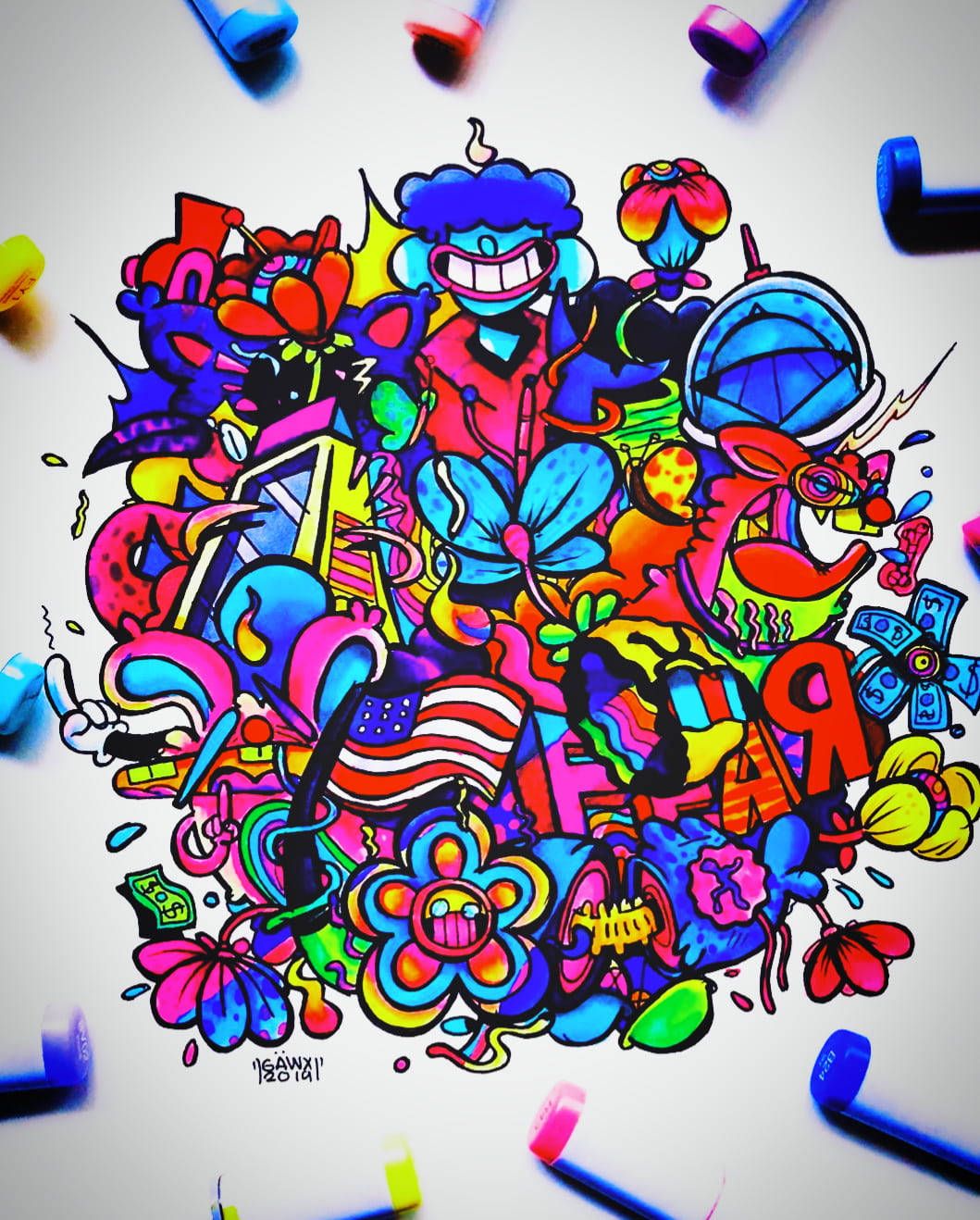 Funky Art Wallpapers - Top Free Funky Art Backgrounds - WallpaperAccess