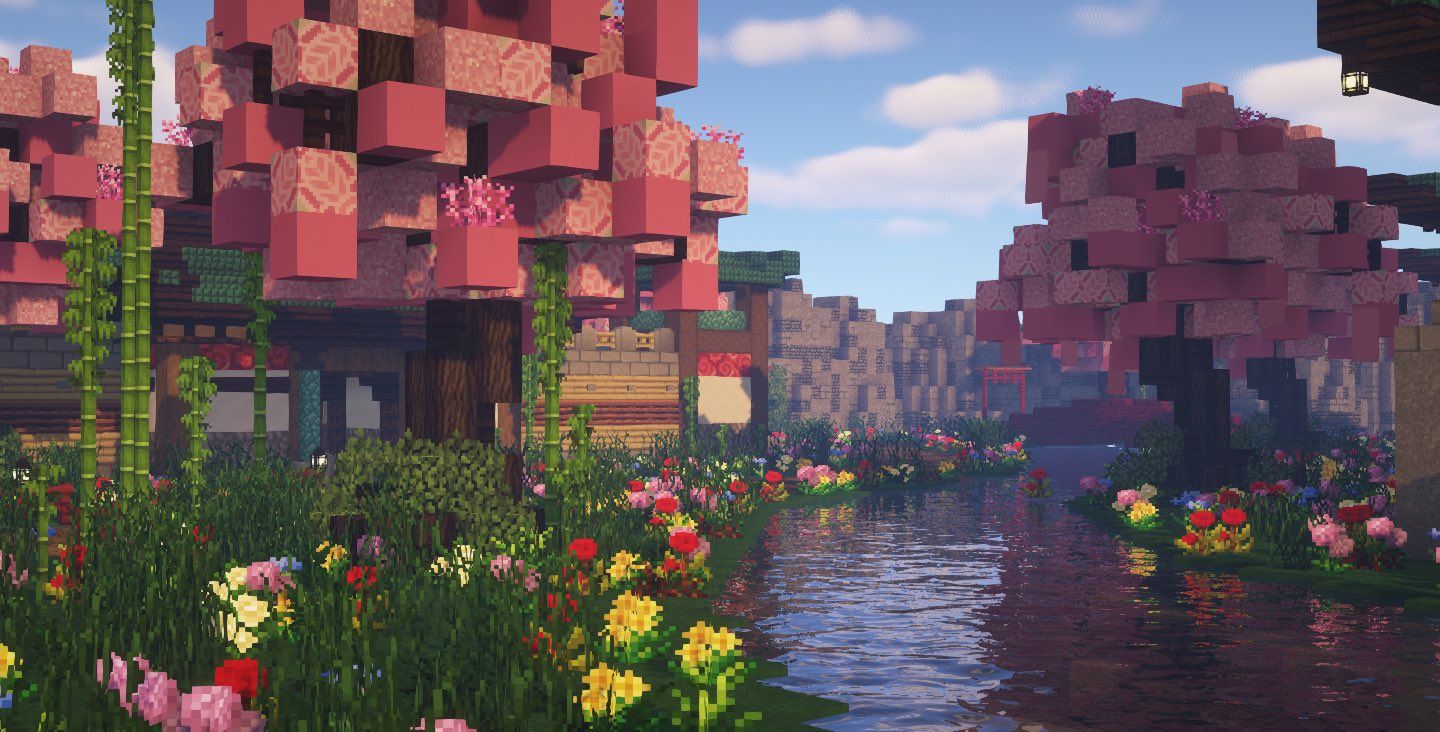 Cherry Blossom Minecraft Wallpapers - Top Free Cherry Blossom Minecraft ...