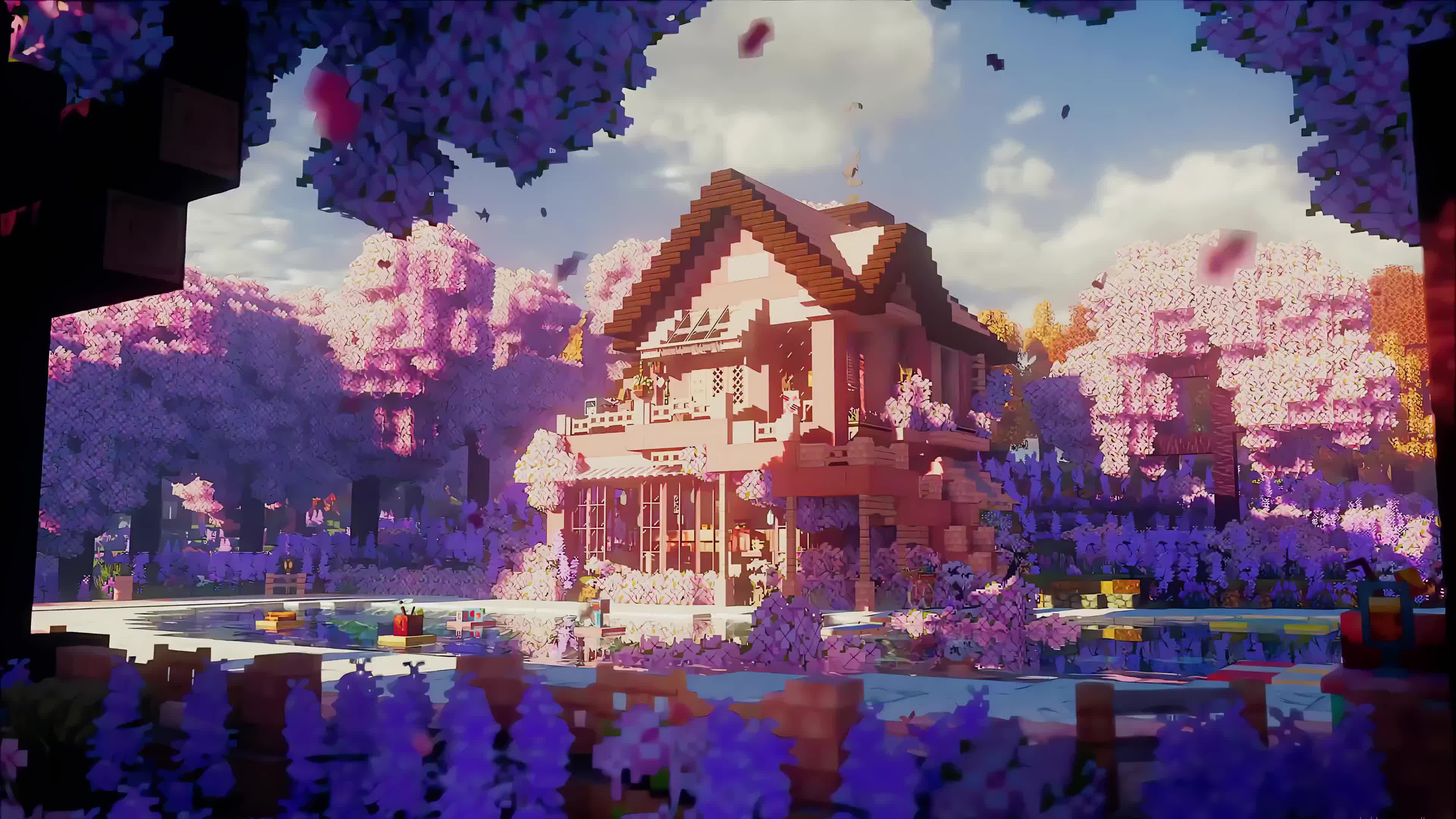 Cherry Blossom Minecraft Wallpapers - Top Free Cherry Blossom Minecraft Backgrounds ...