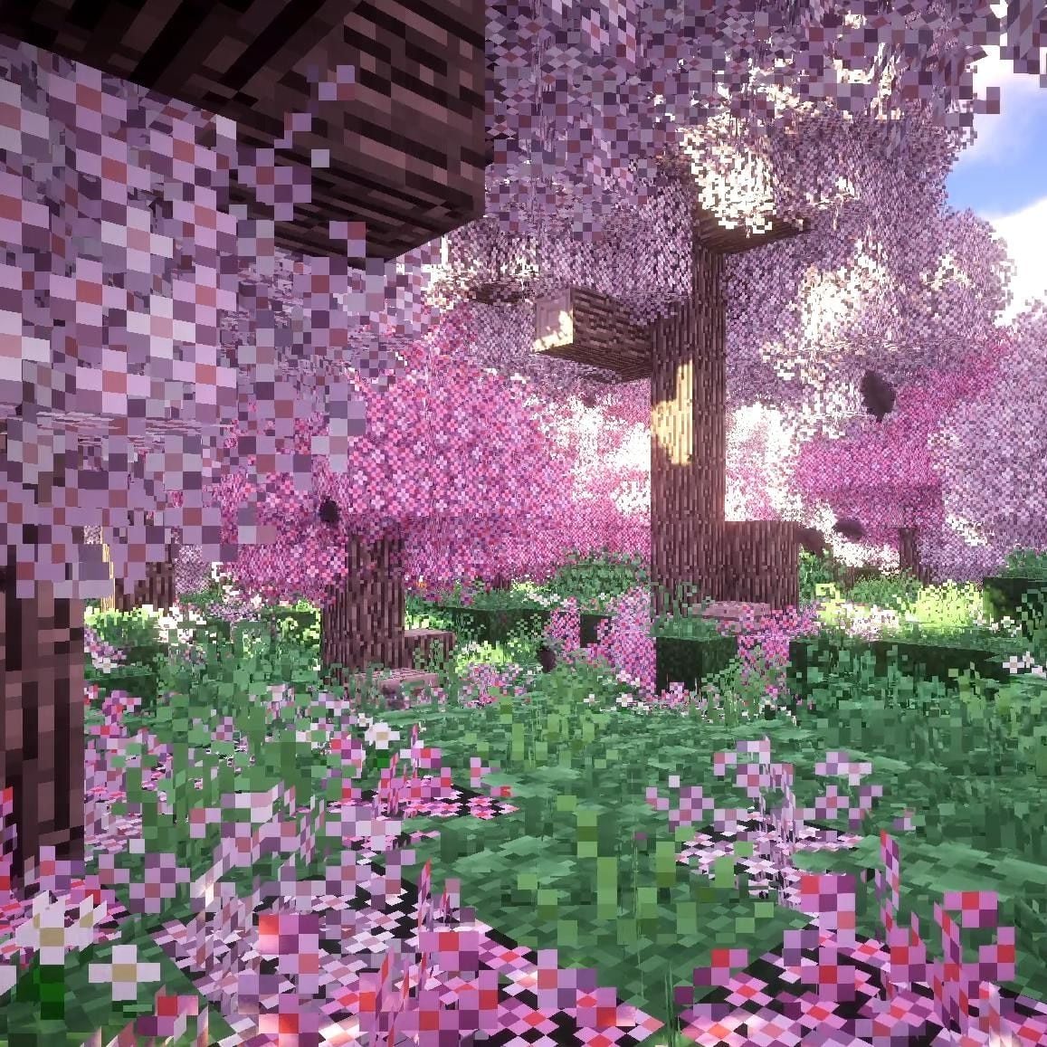 Cherry Blossom Minecraft Wallpapers - Top Free Cherry Blossom Minecraft Backgrounds ...