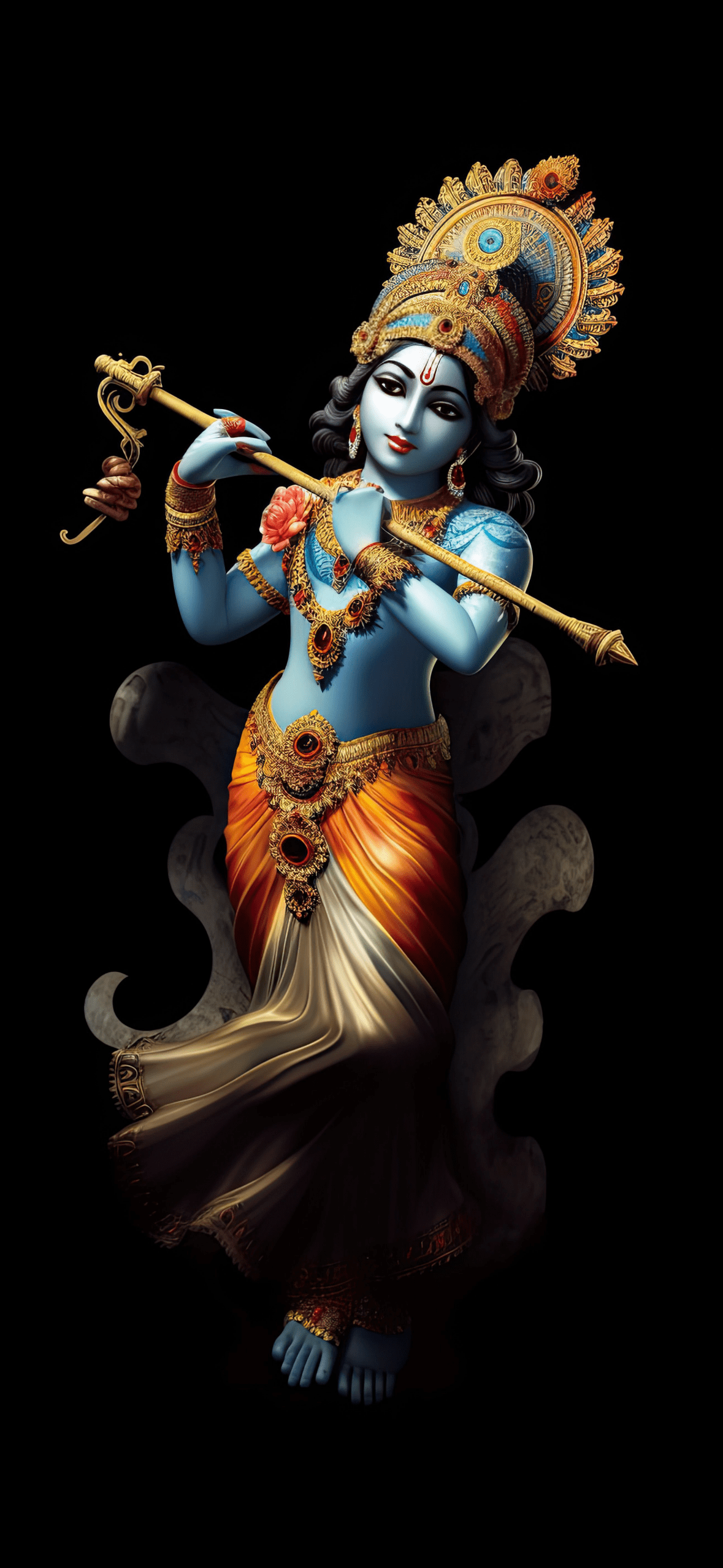 Lord Krishna Dark Wallpapers - Top Free Lord Krishna Dark Backgrounds ...