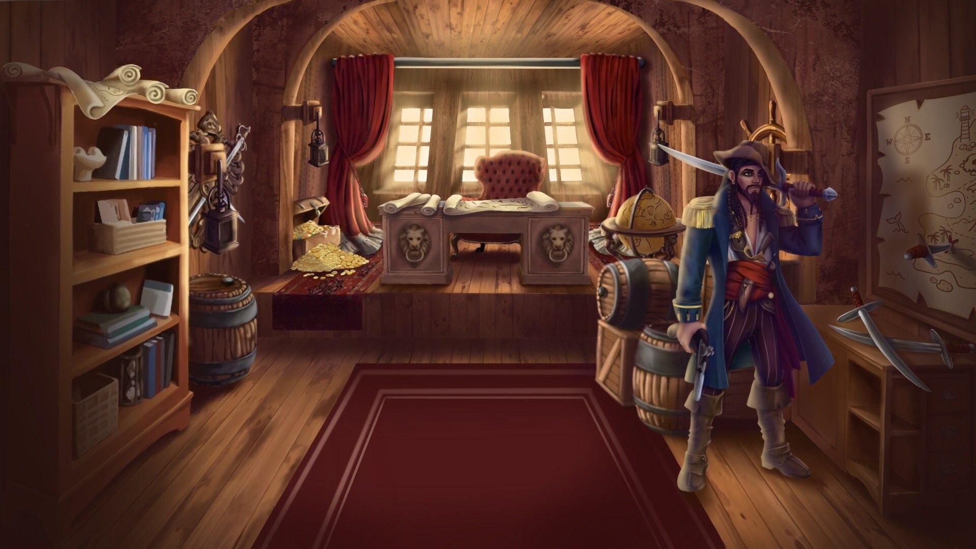 Ship Cabin Wallpapers - Top Free Ship Cabin Backgrounds - WallpaperAccess