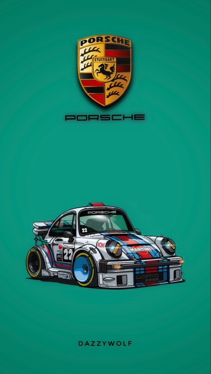 Porsche Cartoon Wallpapers - Top Free Porsche Cartoon Backgrounds ...