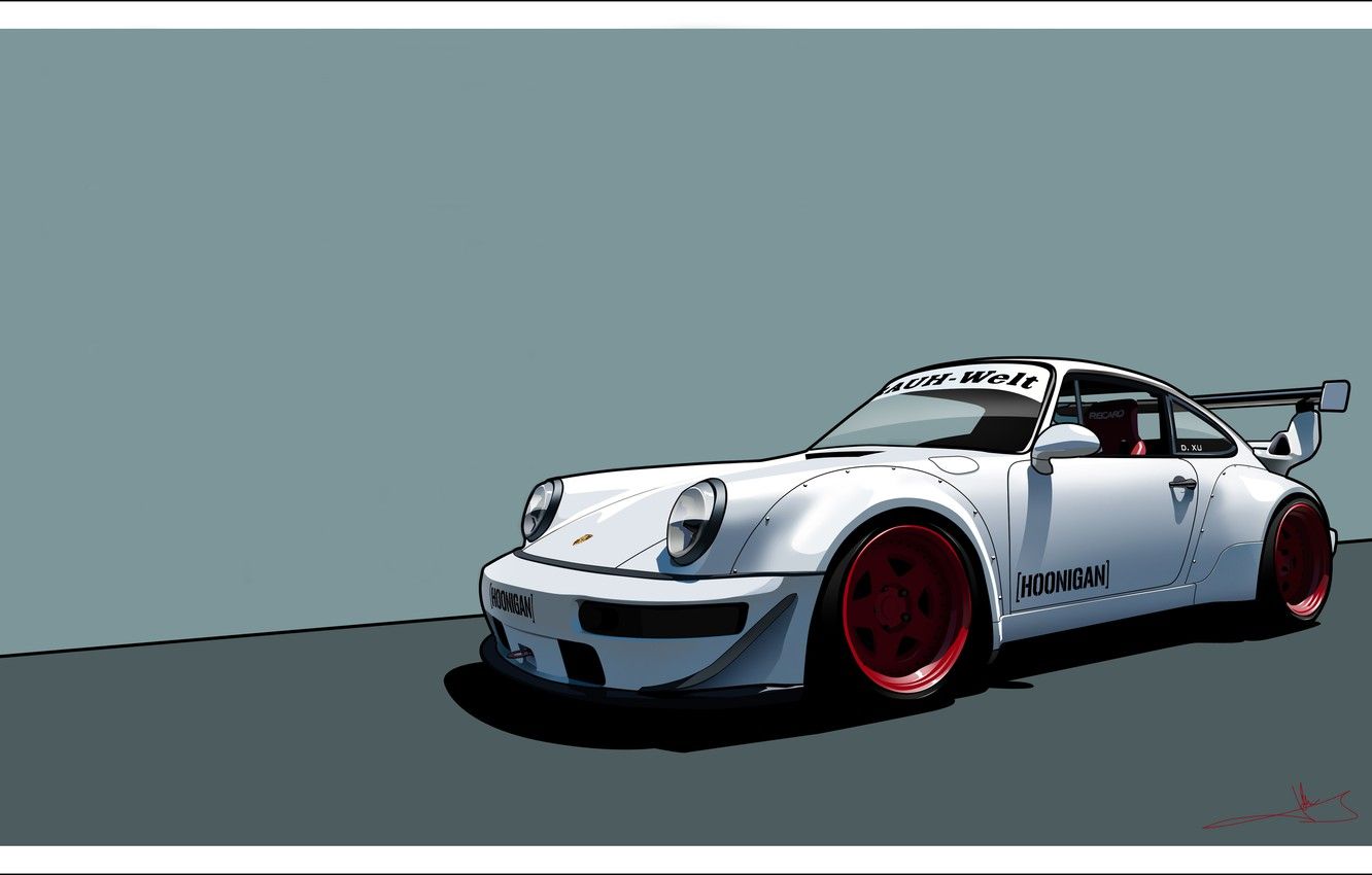 Porsche Cartoon Wallpapers - Top Free Porsche Cartoon Backgrounds ...