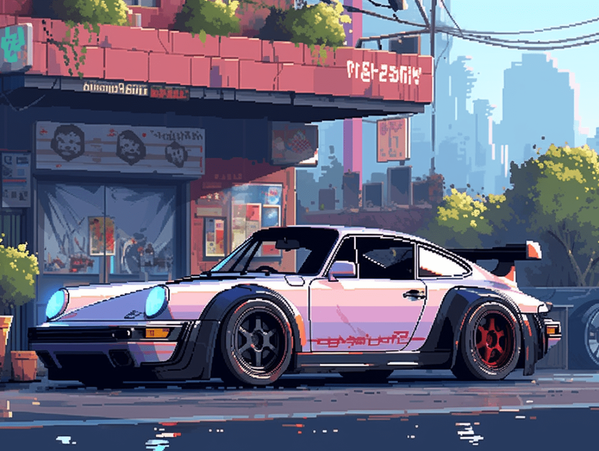 Porsche Cartoon Wallpapers - Top Free Porsche Cartoon Backgrounds ...