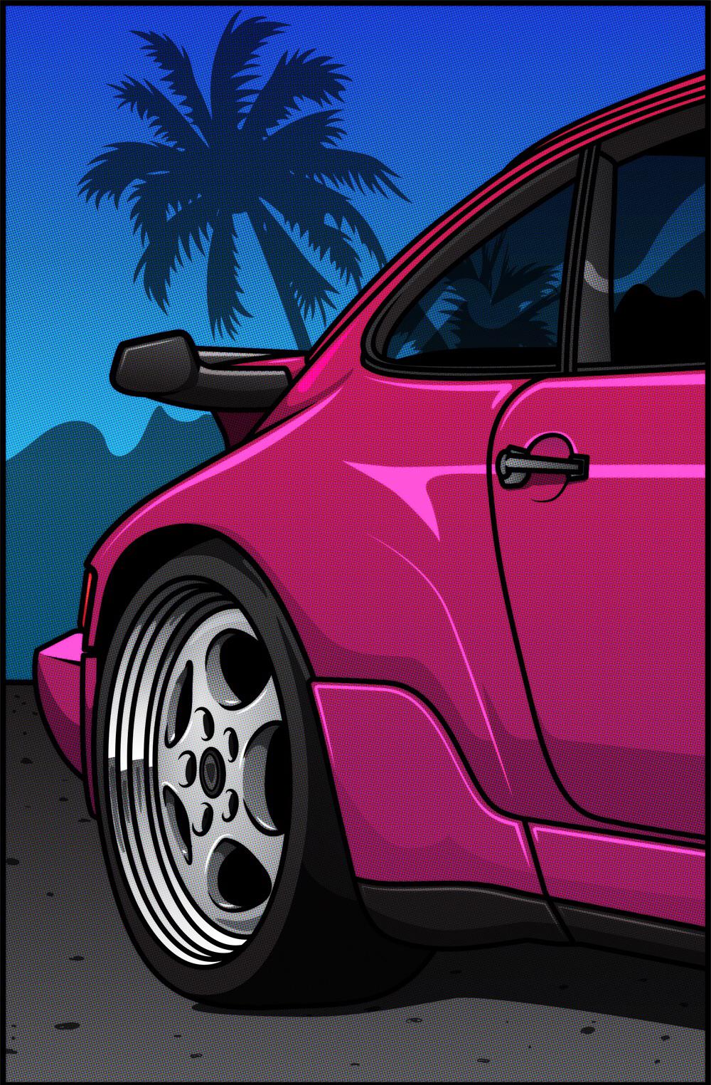 Porsche Cartoon Wallpapers - Top Free Porsche Cartoon Backgrounds ...