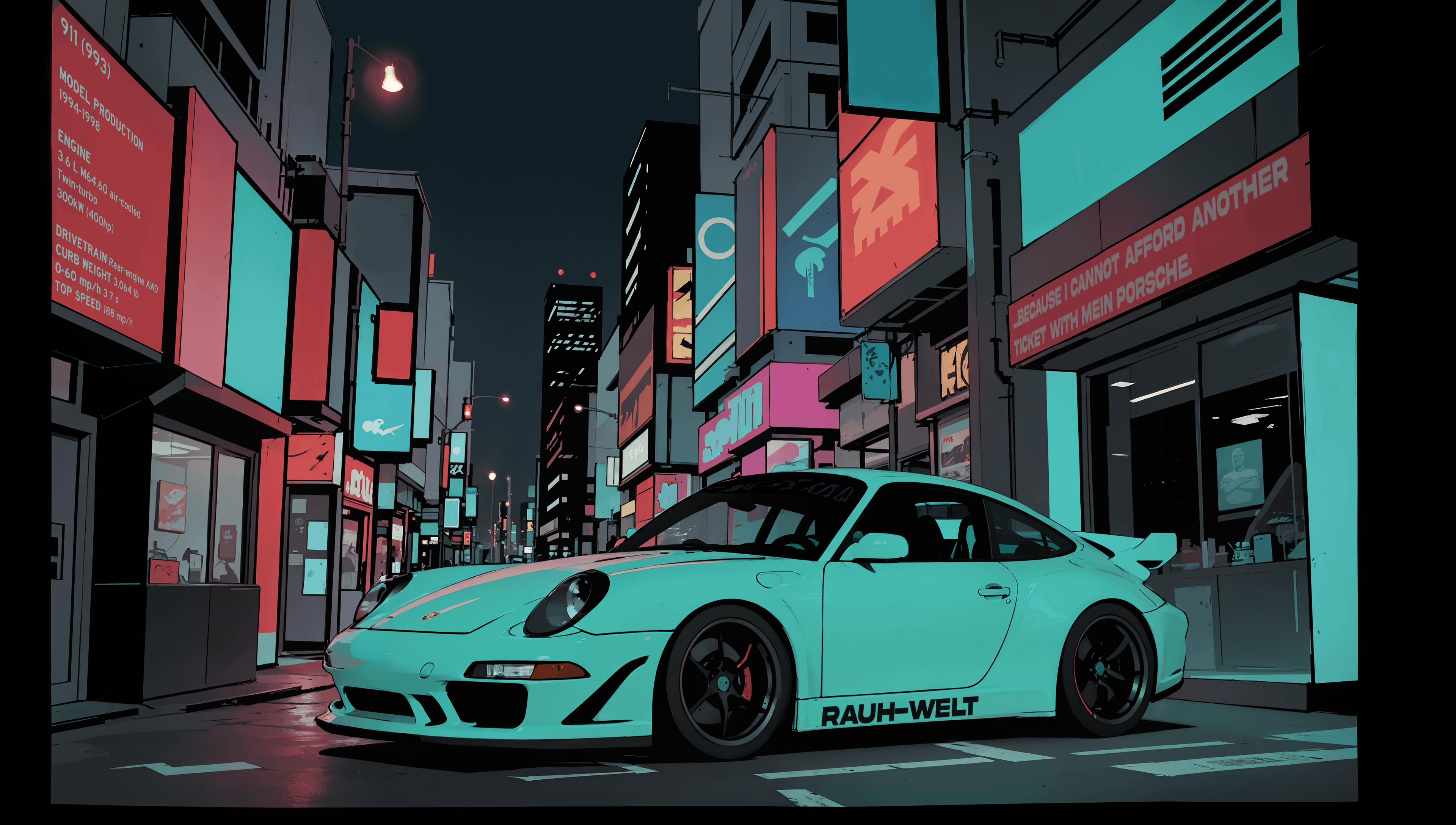 Porsche Cartoon Wallpapers - Top Free Porsche Cartoon Backgrounds ...