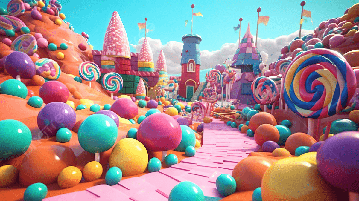 Candy World Wallpapers - Top Free Candy World Backgrounds - WallpaperAccess