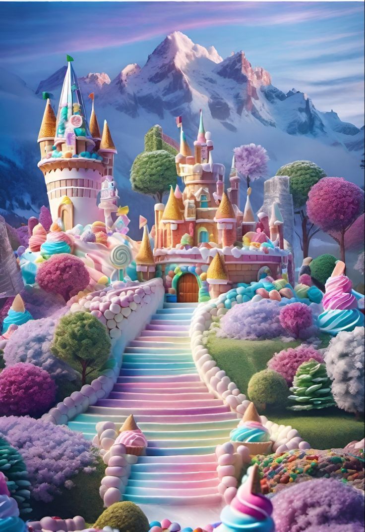 Candy World Wallpapers - Top Free Candy World Backgrounds - WallpaperAccess