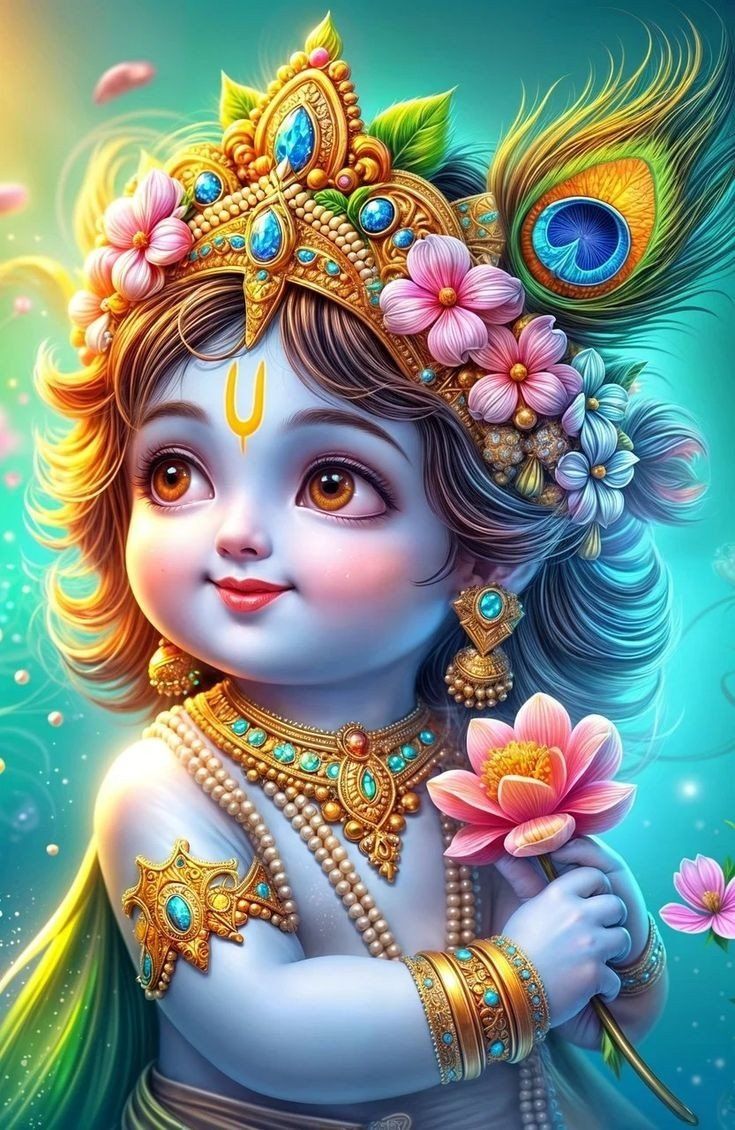 Cute Lord Krishna Wallpapers - Top Free Cute Lord Krishna Backgrounds - WallpaperAccess