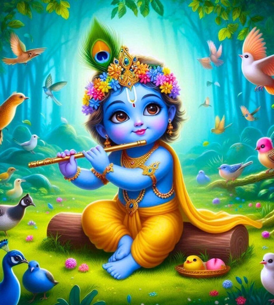 Cute Lord Krishna Wallpapers - Top Free Cute Lord Krishna Backgrounds ...