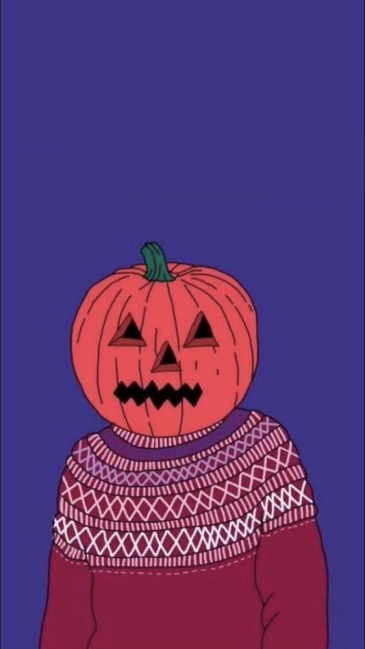 Purple Halloween Pumpkin Wallpapers - Top Free Purple Halloween Pumpkin ...