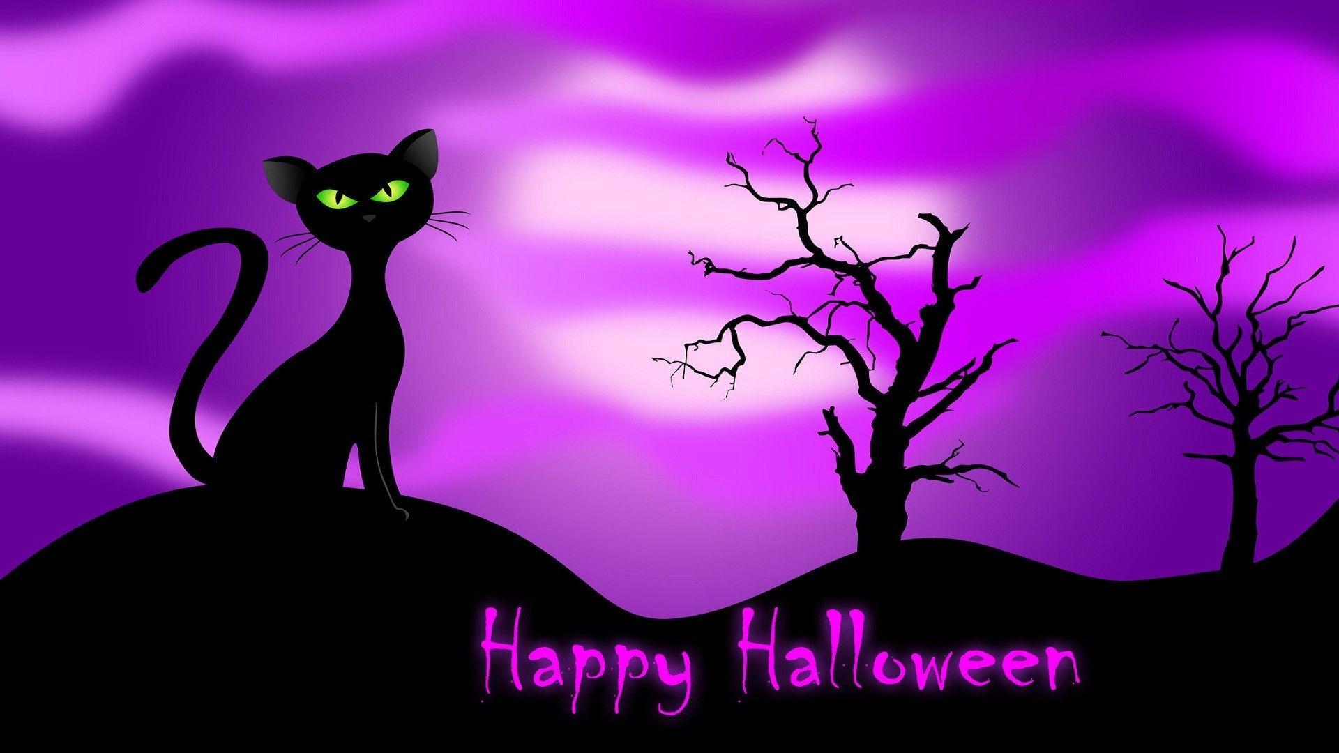 Happy Halloween Cat Wallpapers - Top Free Happy Halloween Cat ...