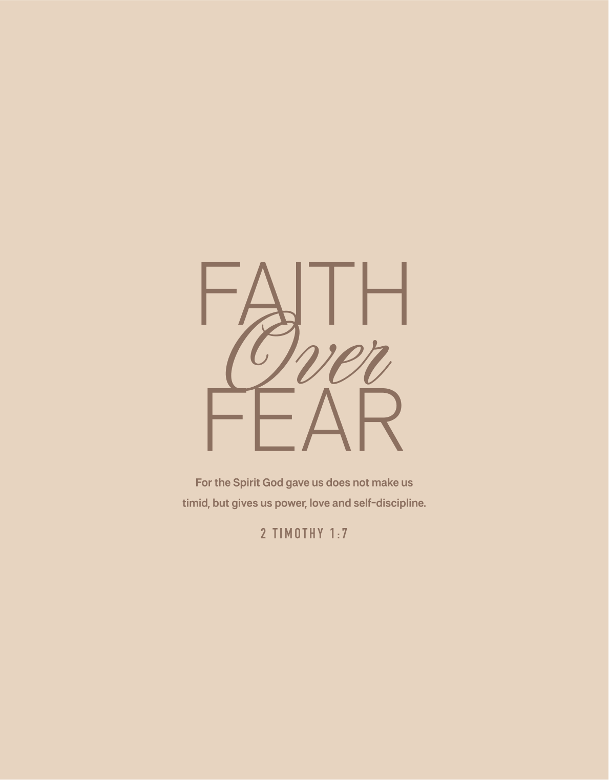 Faith Over Fear Wallpapers - Top Free Faith Over Fear Backgrounds ...